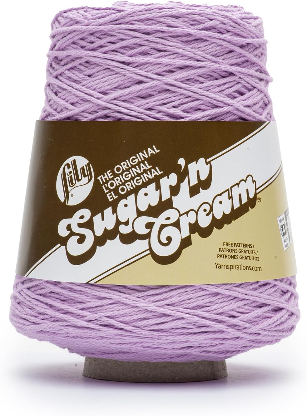 Amazon.com: Lily Sugar N Cream Cones Orchid Yarn - 1 Pack of 400g/14oz ...