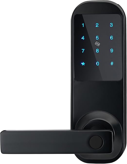 HAIFUAN Security Digital Keyless Code Door Lock, Unlock with Code Card ...