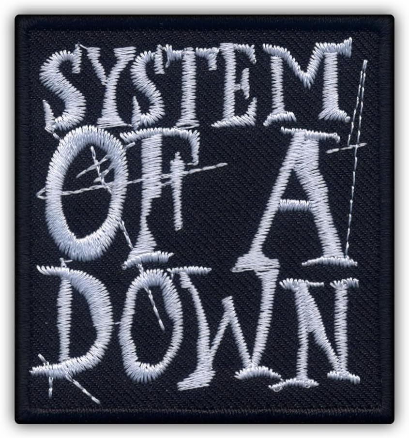 Amazon.com: Down System - Sewable - Embroidered Patch/Badge/Logo ...