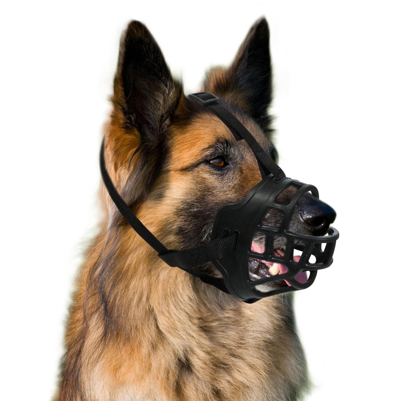 Dog Muzzle Breathable Basket Muzzles for Large and X-Large Dogs, Stop ...