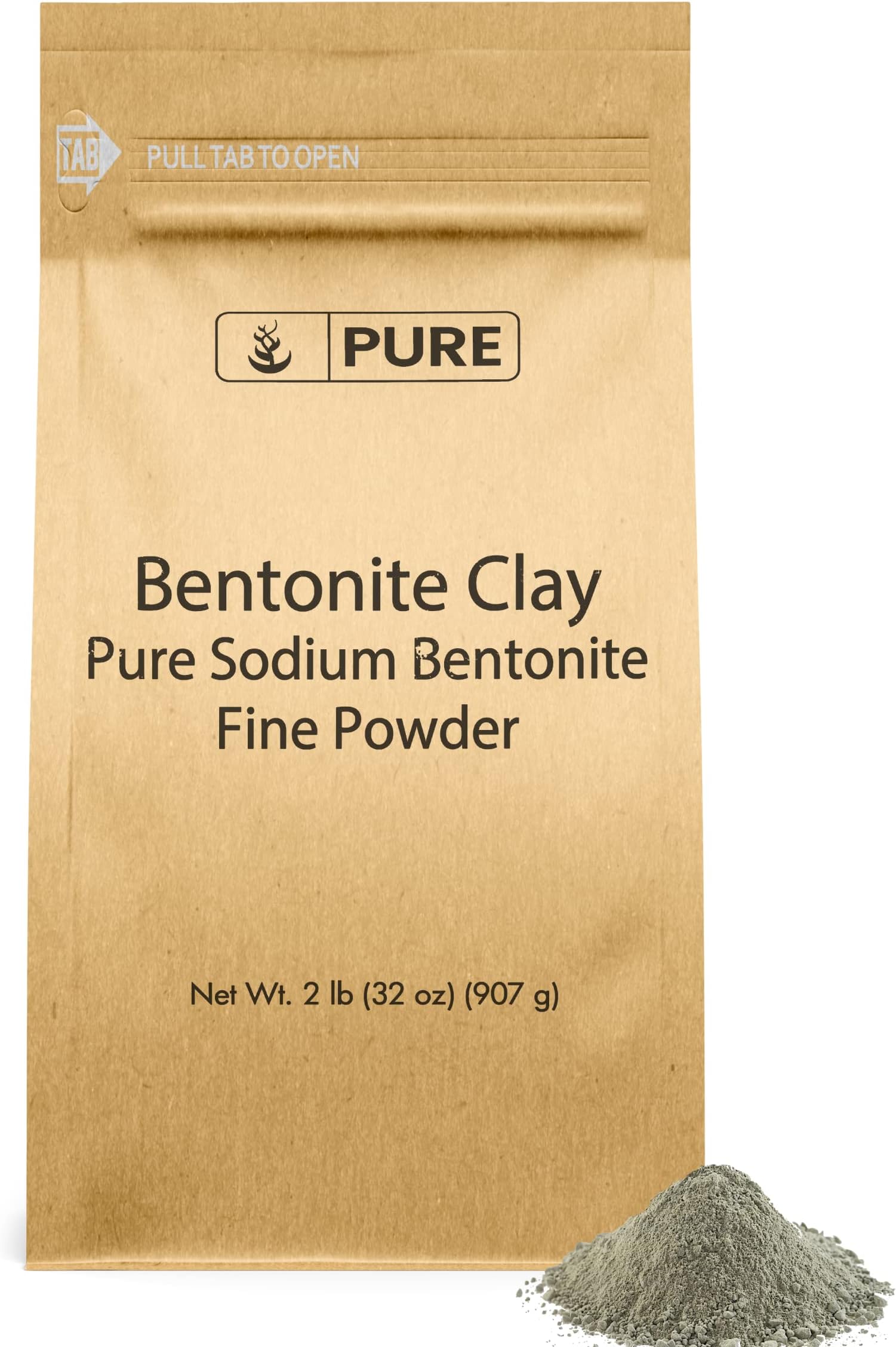 Amazon.com : Provida Illite Green Clay 2lb (1kg) Fine Powder for Face ...