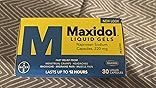 Maxidol Liquid Gels Pain Reliever - Fast Relief of Pain such as ...