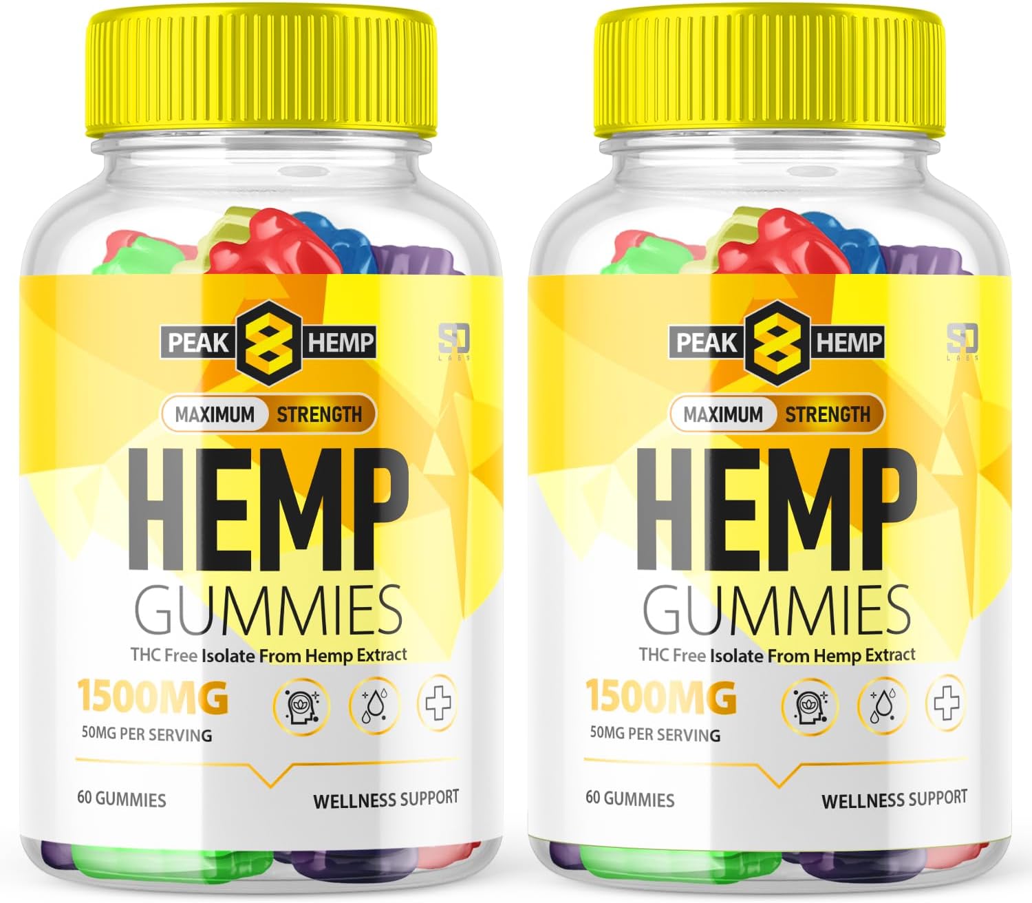 Amazon.com: (2 Pack) Peak 8 Gummies, Peak 8 Gummies with Hemp Extract, Peak 8 Hemp Gummies ...