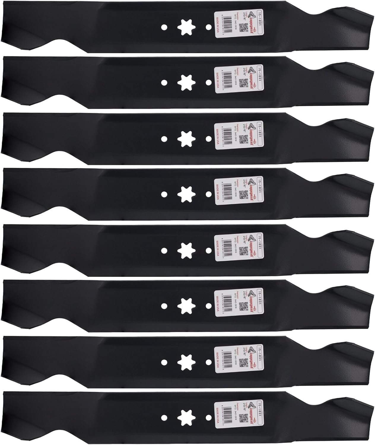 Amazon.com : Rotary 1031 8 Mower Blades for Cub Cadet 742-04308 MTD 742 ...