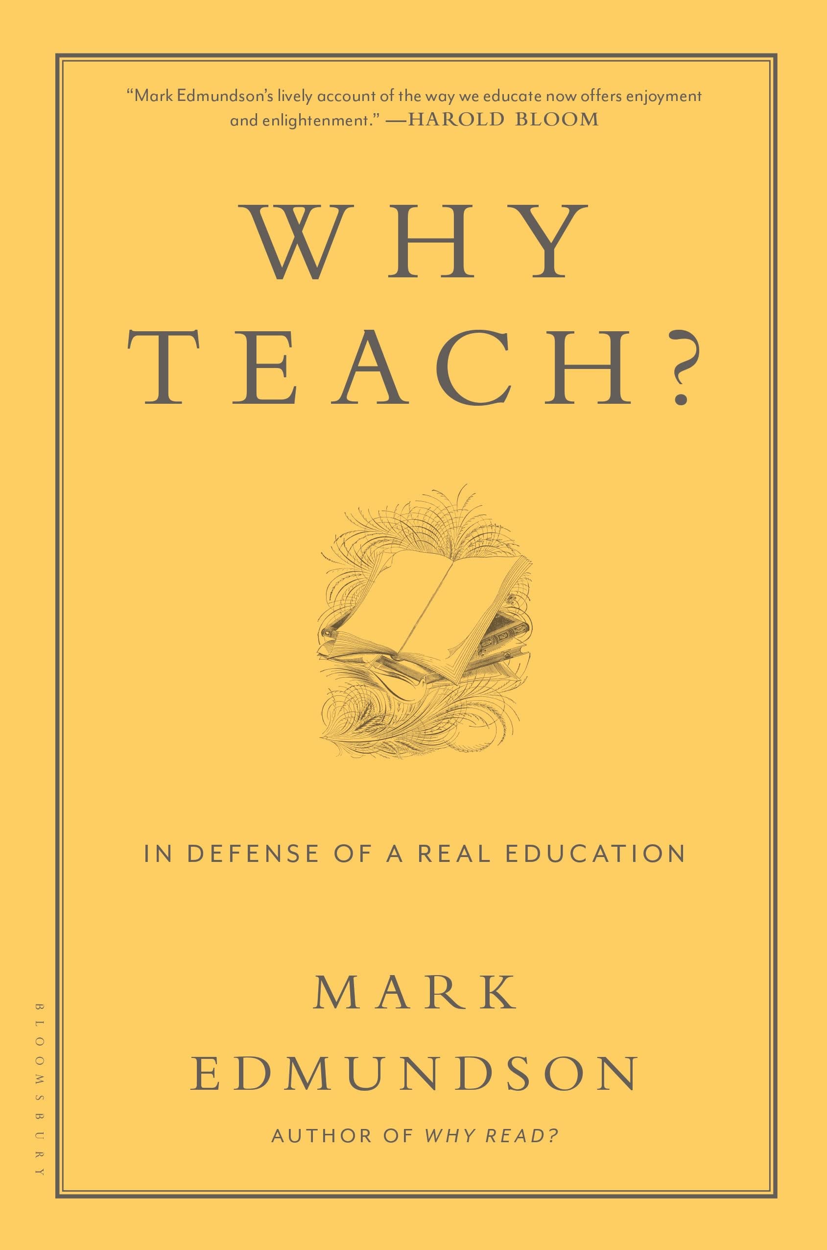 Why Teach?: In Defense of a Real Education: Edmundson, Mark ...