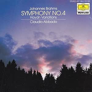 Brahms: Symphony no 4, Haydn Variations / Abbado | Amazon.com.br