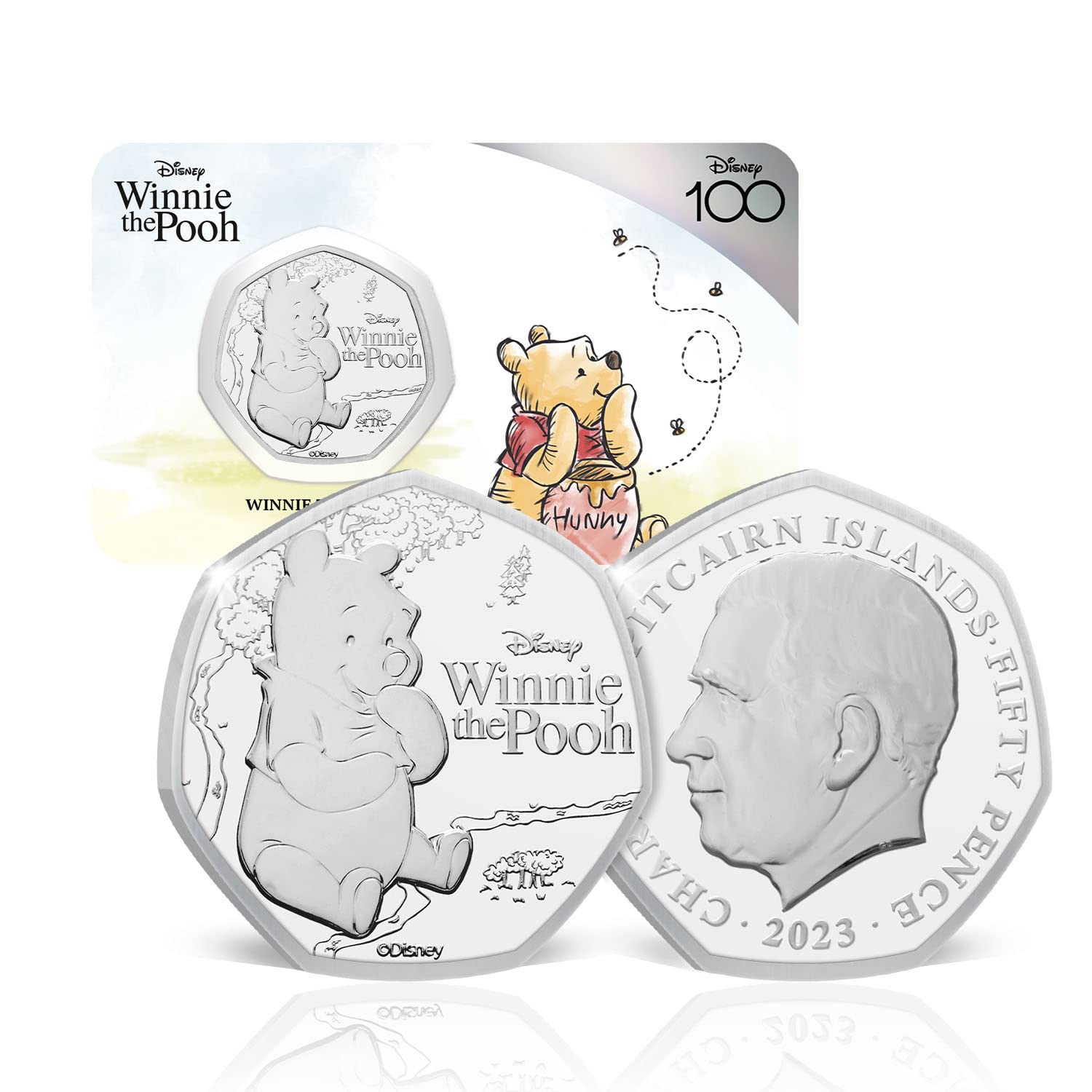 Disney 100th Anniversary Winnie the Pooh 50p Brilliant Uncirculated ...