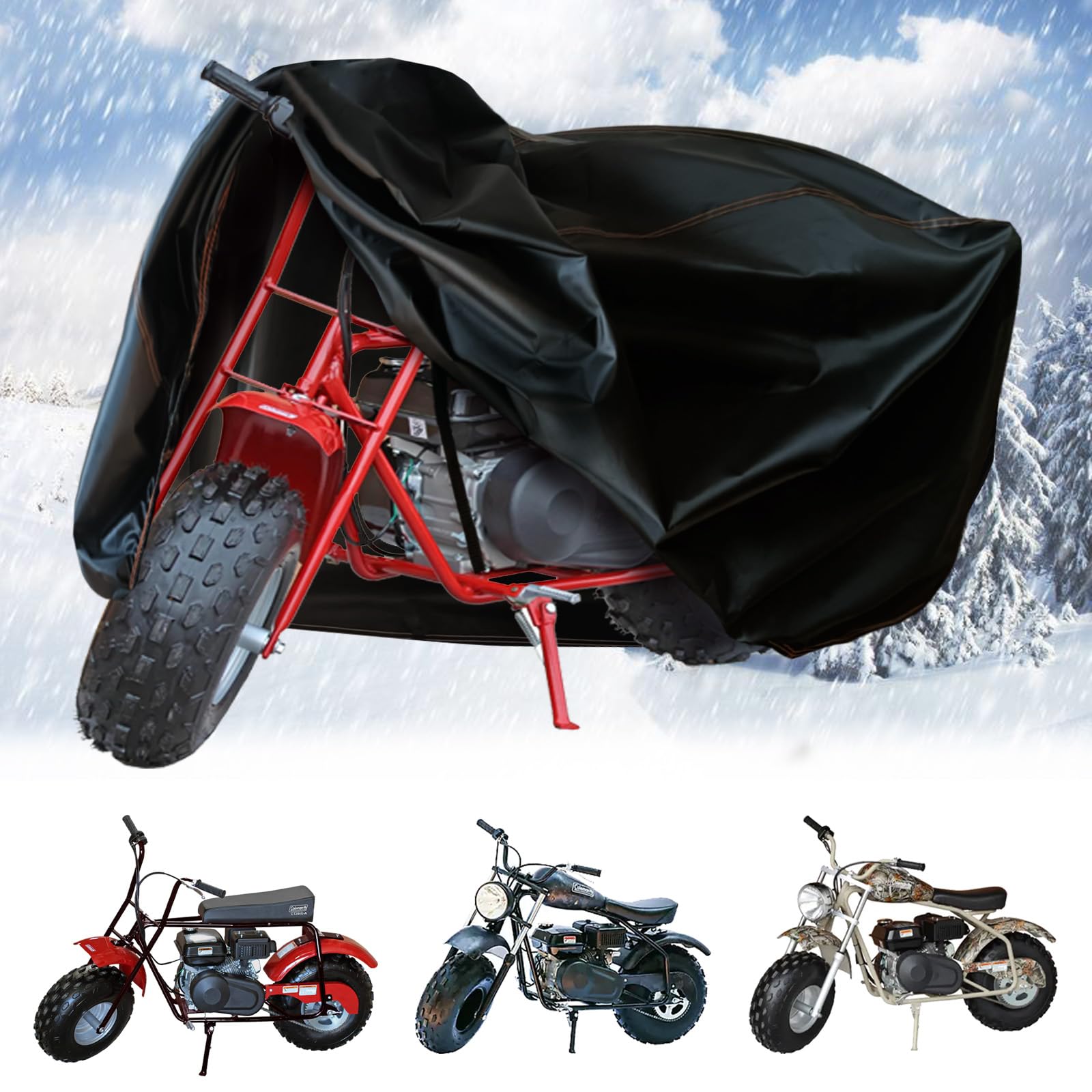 Amazon.com : Chikia Mini Bike Cover,Minibike Cover Waterproof ...