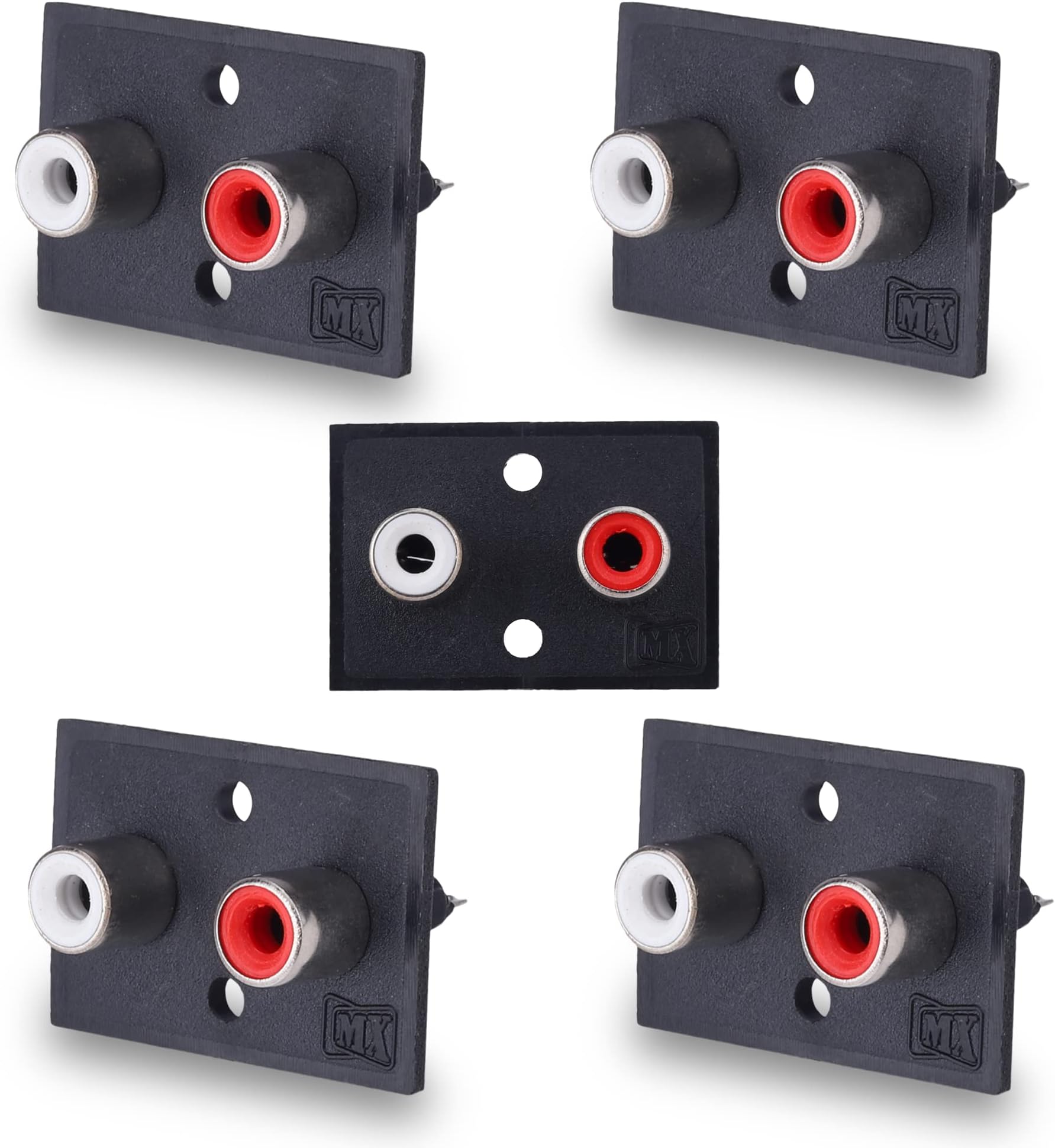 MX RCA FEMALE CONNECTOR IDEAL FOR AUDIO, SUBWOOFER, SPEAKER, HOME ...