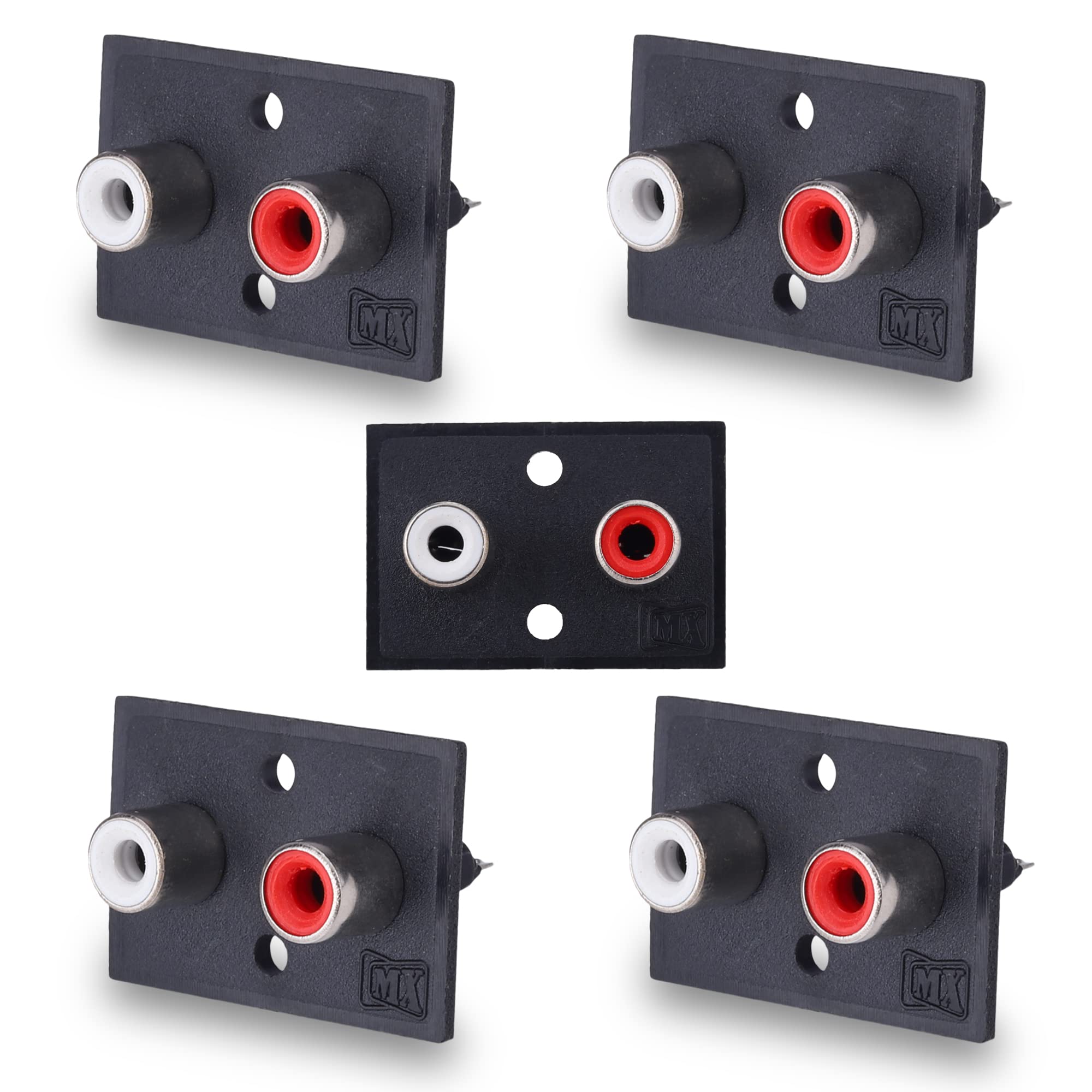 MX RCA FEMALE CONNECTOR IDEAL FOR AUDIO, SUBWOOFER, SPEAKER, HOME ...
