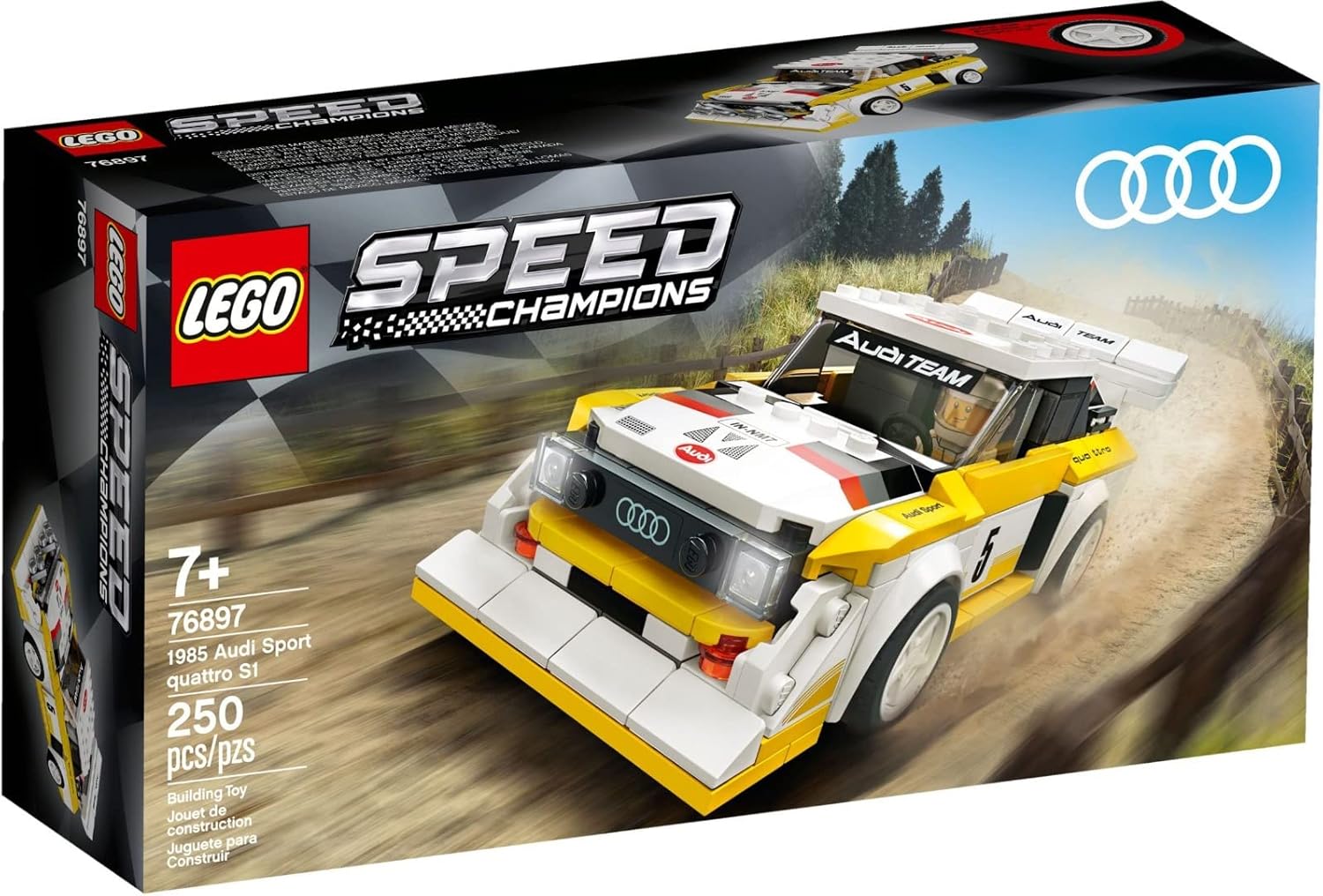 LEGO 76897 Speed Champions Audi Sport quattro S1 Racer Toy, with Racing ...