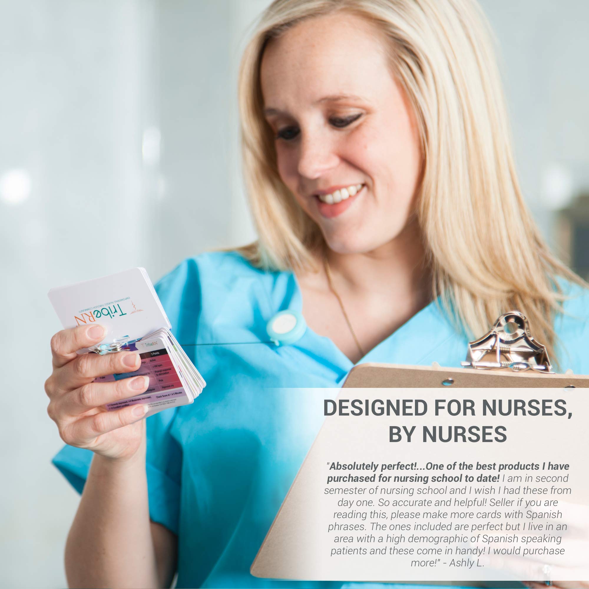 BadgeGuru 2.0 PRO Set by Tribe RN - 44 Nursing Badge Reference Cards ...