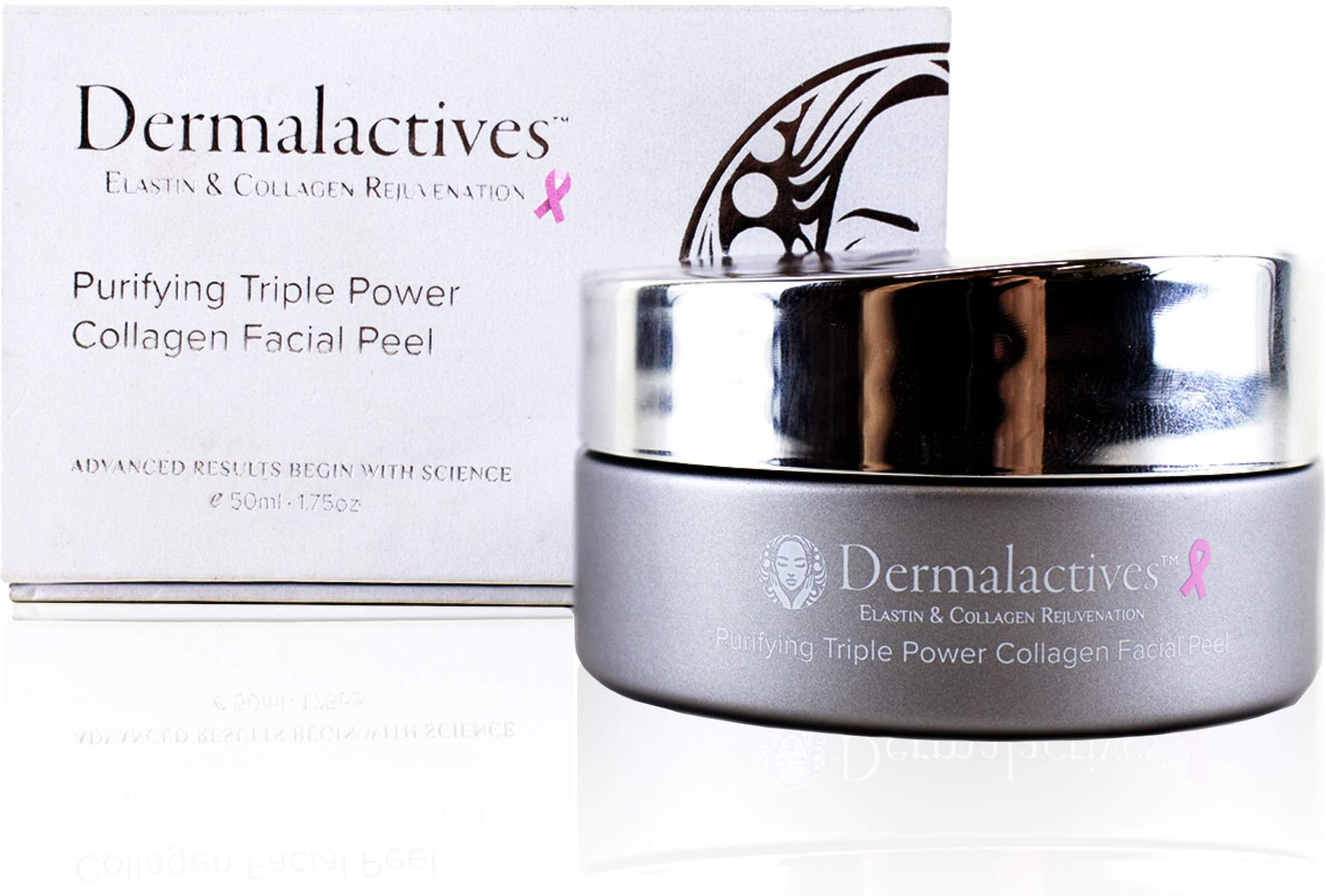 Amazon.com: Dermalactives Purifying Triple Power Collagen Facial Peel ...