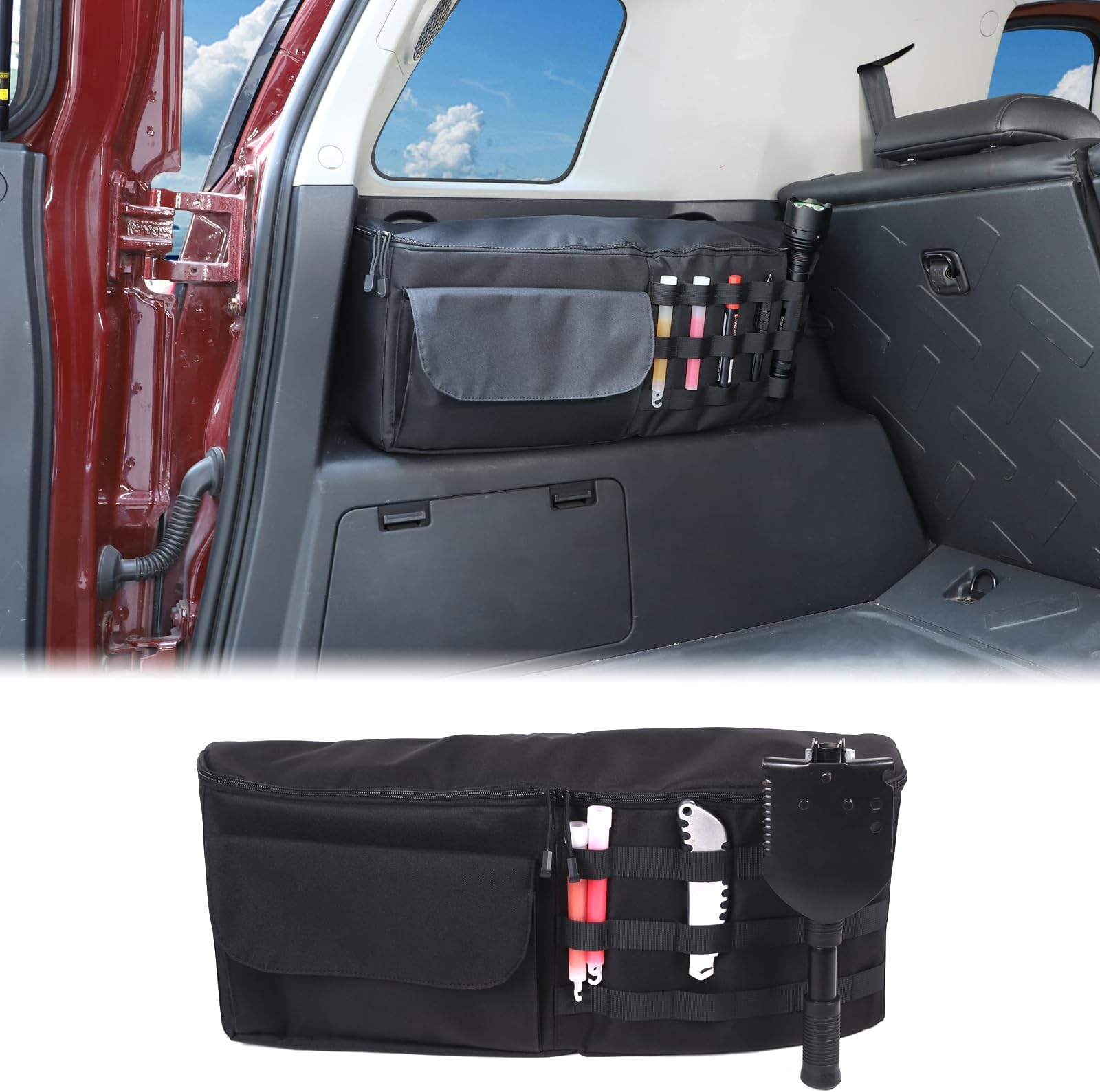 Amazon.com: AutoQi For 2020-2025 Toyota Highlander Trunk Hidden Storage ...