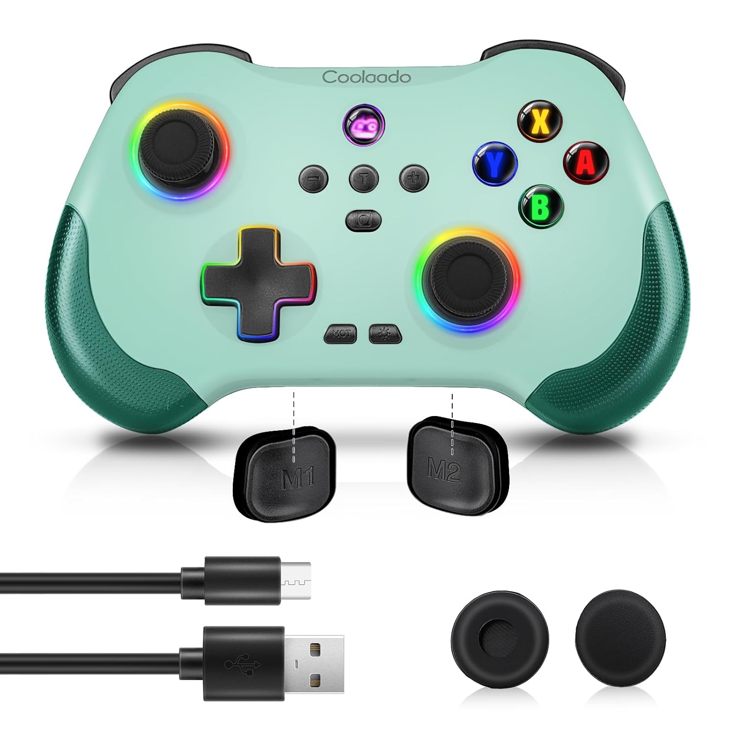 Amazon.com: Coolaado Wireless Controller for Xbox/Swtich/PS3/4 ...