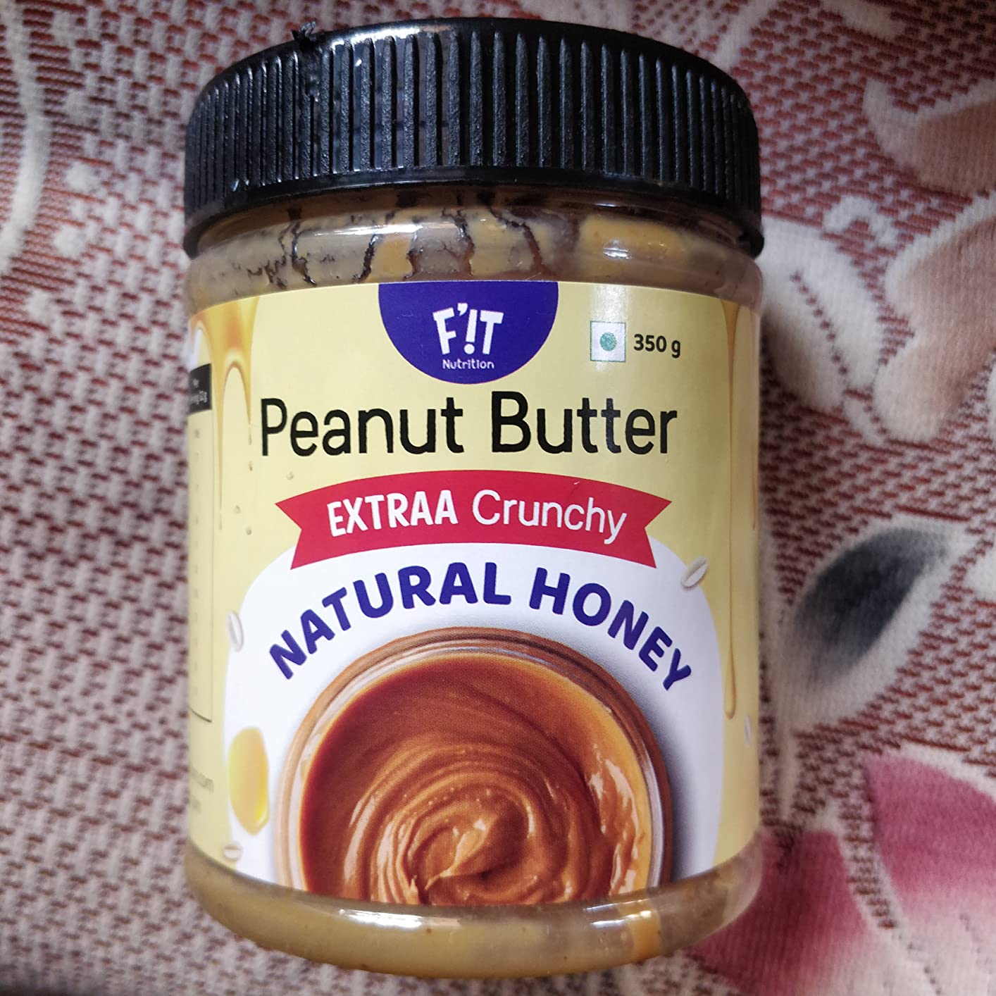 F'!T Fit Nutrition All Natural Honey Peanut Butter-With Extra Crunch ...