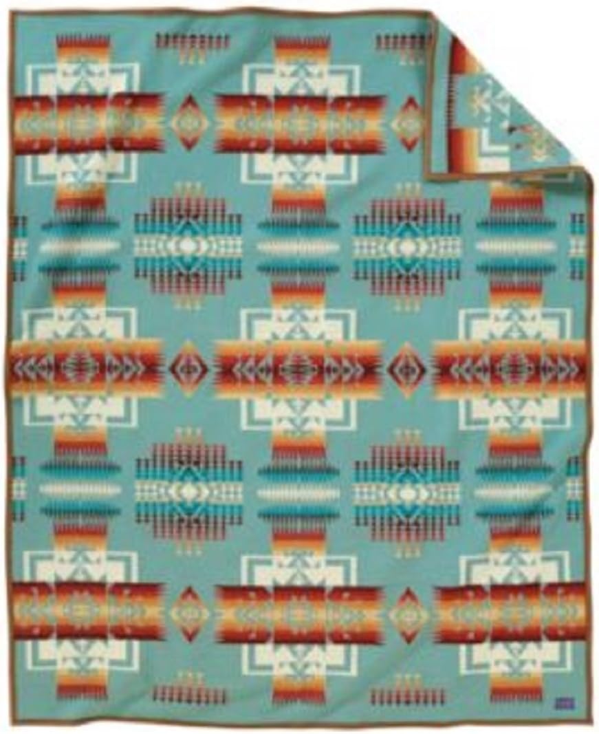 Amazon.com: Pendleton Aegean Chief Joseph Wool Blanket, Twin : Home ...
