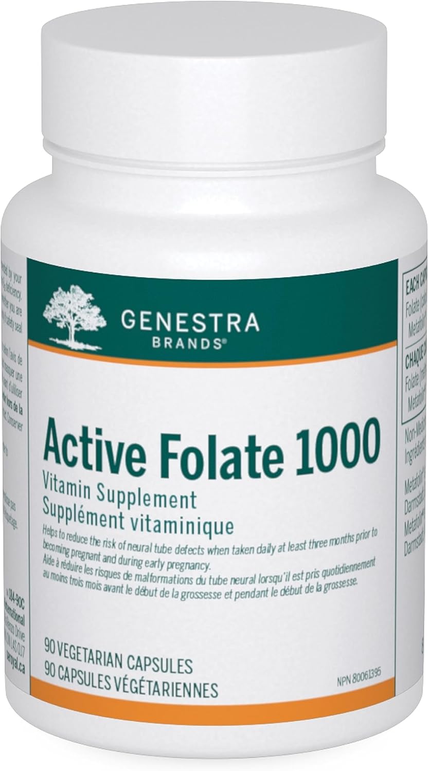 Genestra Brands - Active Folate 1000 - Folate Supplement with Metafolin ...