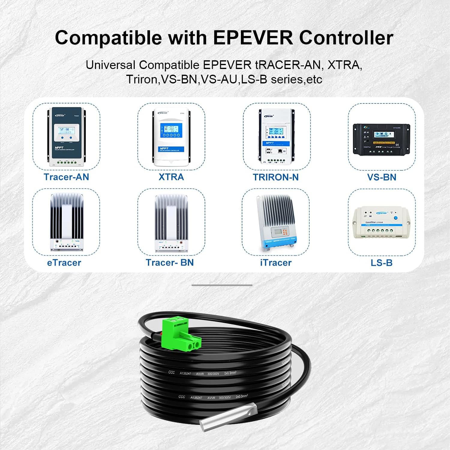 Snapklik.com : RTS300R47K3.81A Remote Temperature Sensor For Solar ...