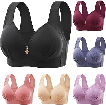 Women's 18 Hour Wireless Bra Full Coverage No Underwire Everyday Sleep ...