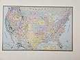 U.S. Map Poster (32 x 50 inches) - Laminated: - a QuickStudy Reference ...
