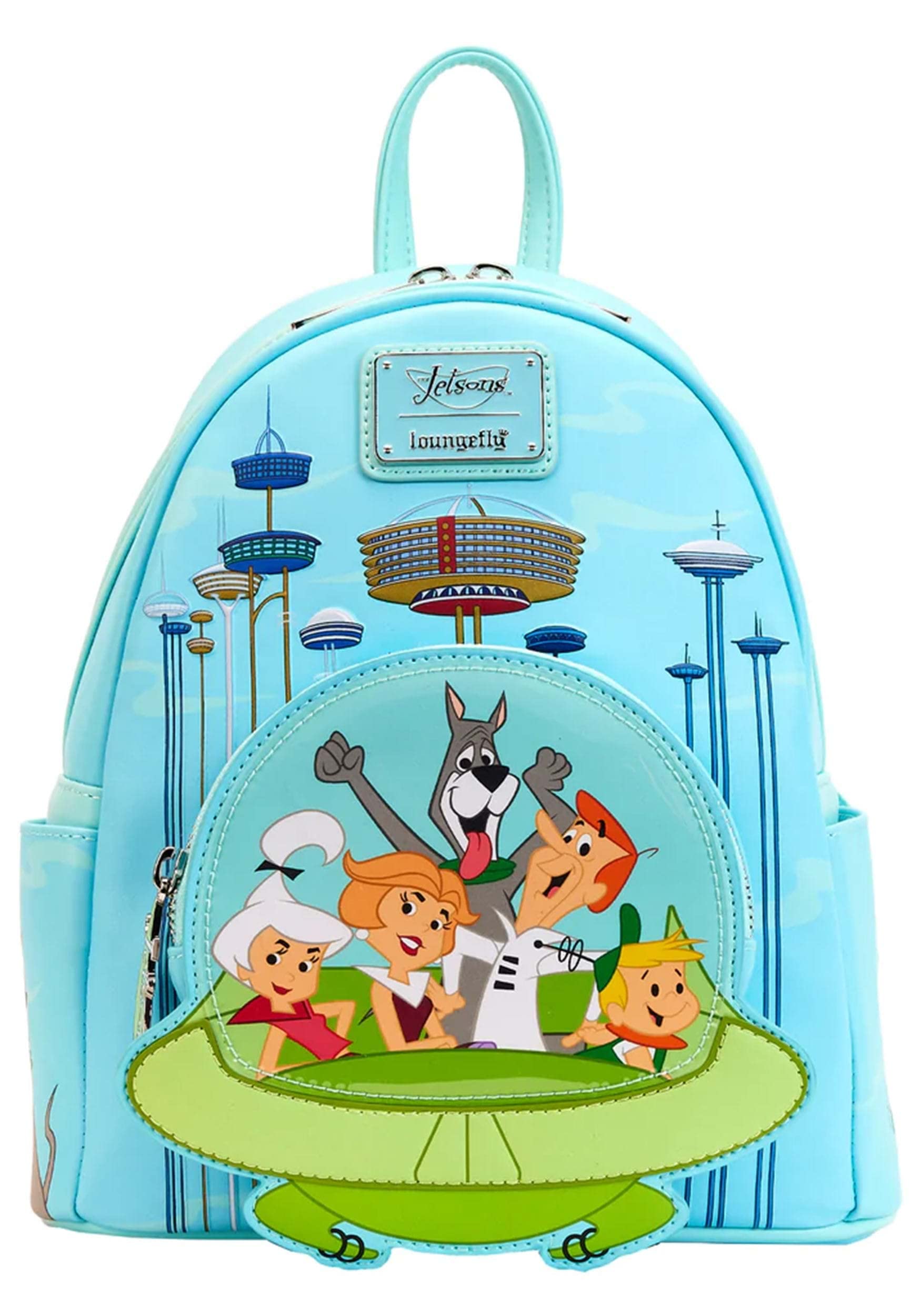 Amazon.com: Loungefly The Jetsons Spaceship Womens Mini Backpack Purse ...