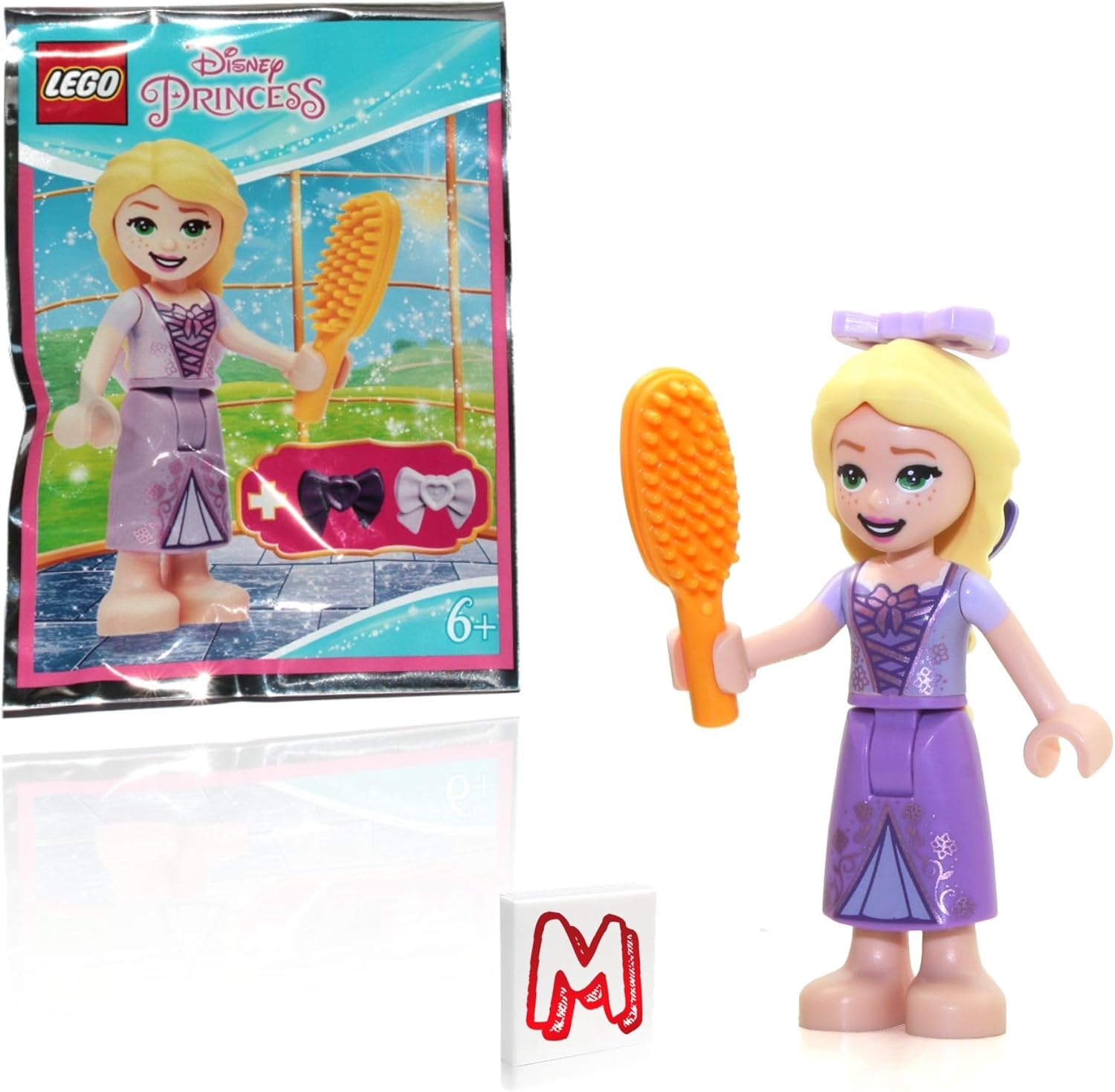 LEGO Disney Princess Tangled Minifigure - Rapunzel (with Brush and ...