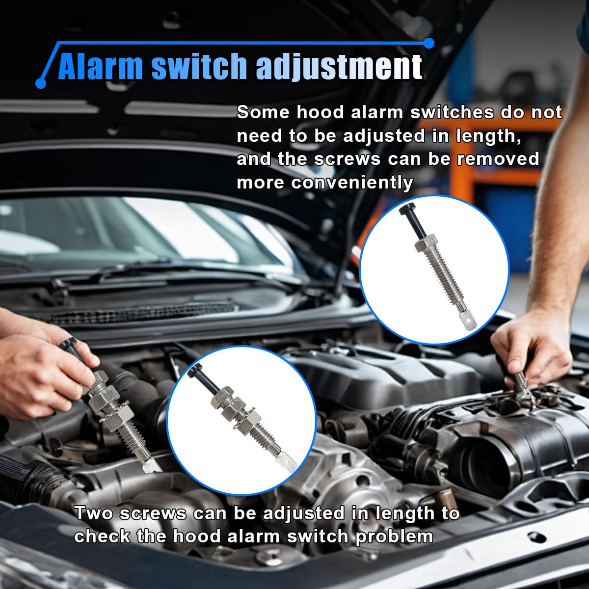 Snapklik.com : 4PCS Car Door Pin Switches, Momentary ON Off 12VDC 20A ...