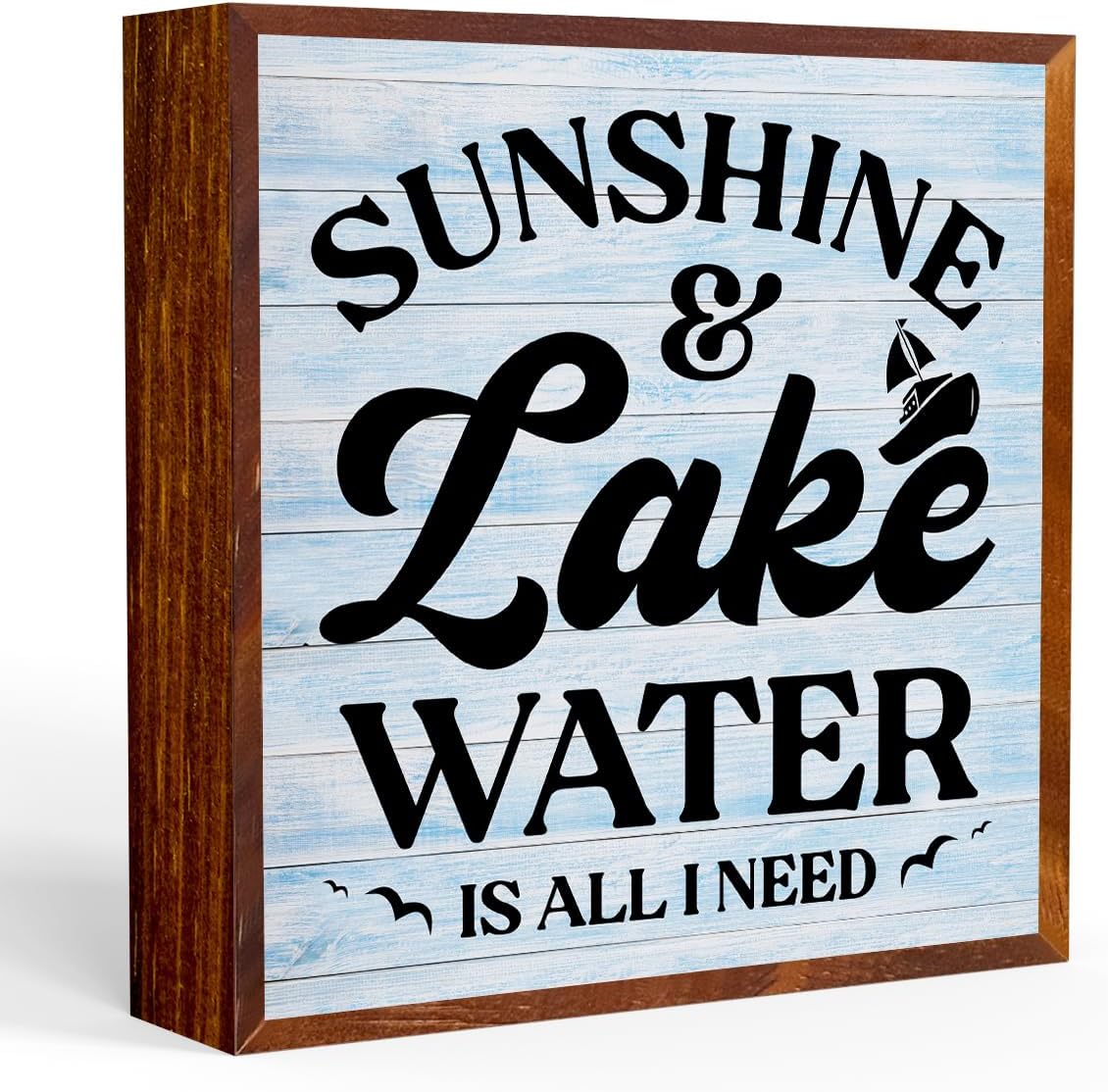 Amazon.com: Lake Decor Summer Decorations for Home Sunshine Desk Decor ...