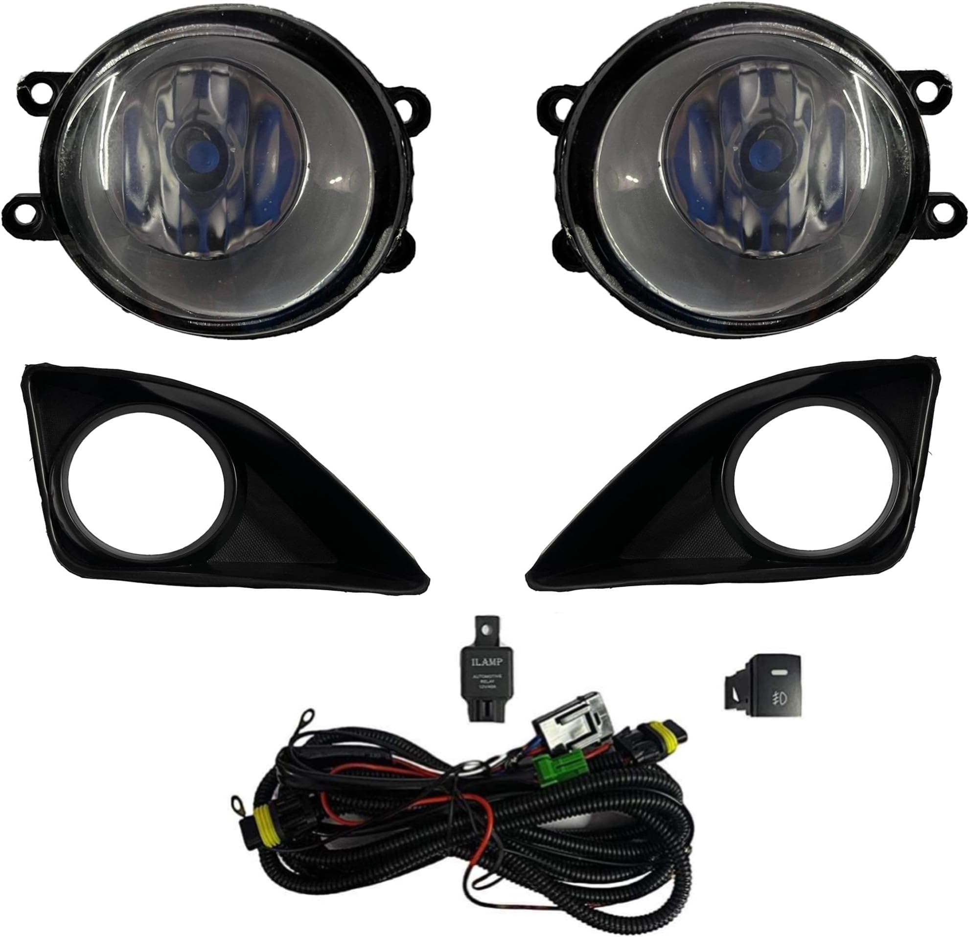 K D Fog Lamp Set for Toyota Corolla Altis Type 1 (PAIR) With BULB 2008 ...