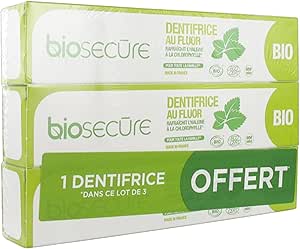 Biosecure Bio Fluorid Zahnpasta 3 x 75ml : Amazon.de: Drogerie & Körperpflege