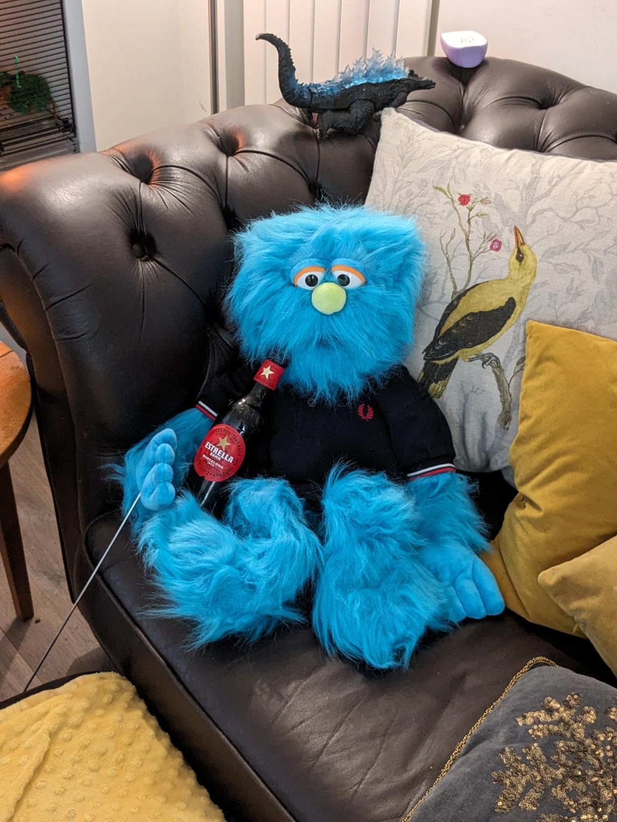 Blue Monster Puppet, Full Body Ventriloquist Style Puppet, 70cm ...