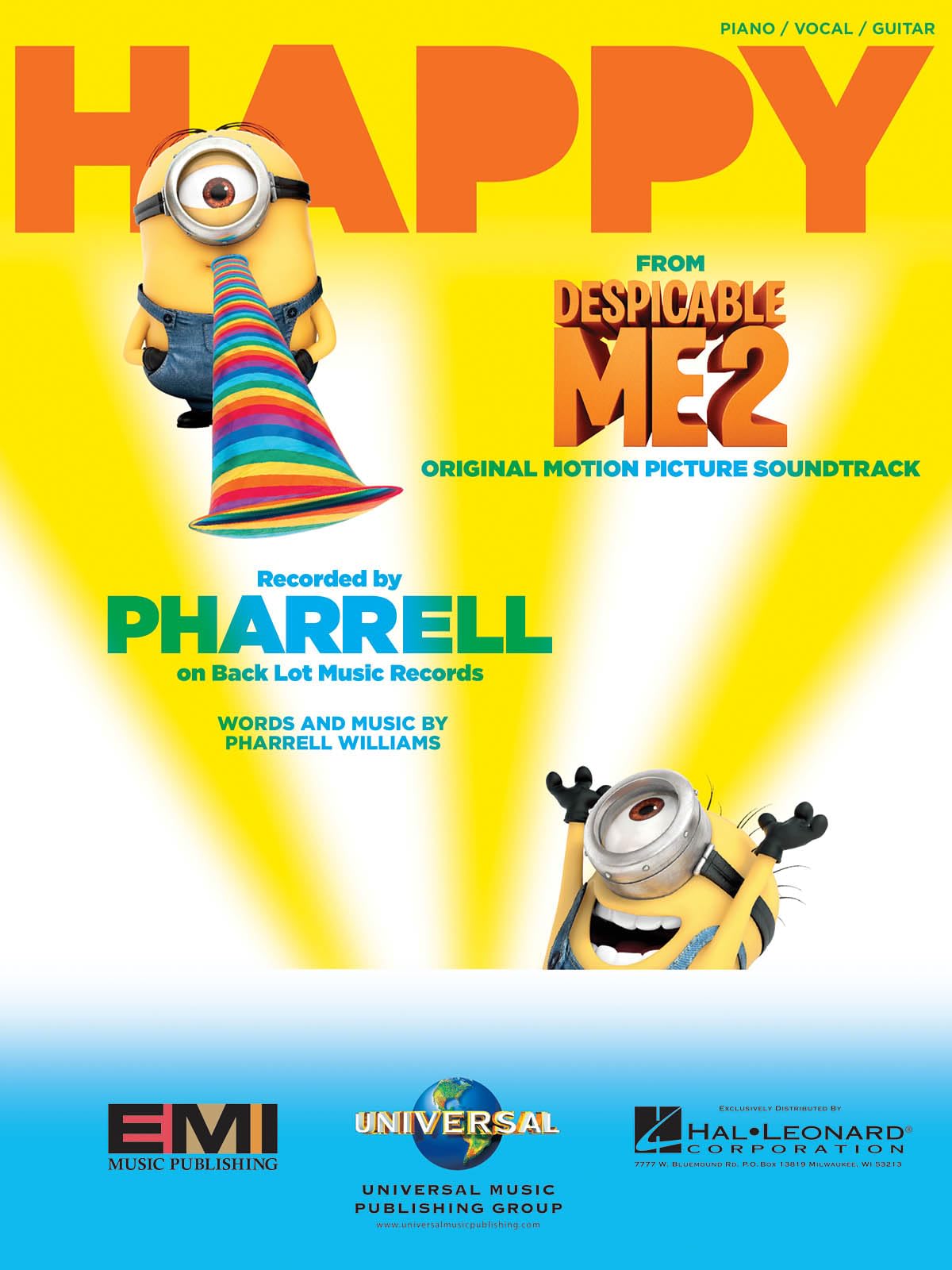 Happy (from "Despicable Me 2"): 0888680006402: Amazon.com: Books
