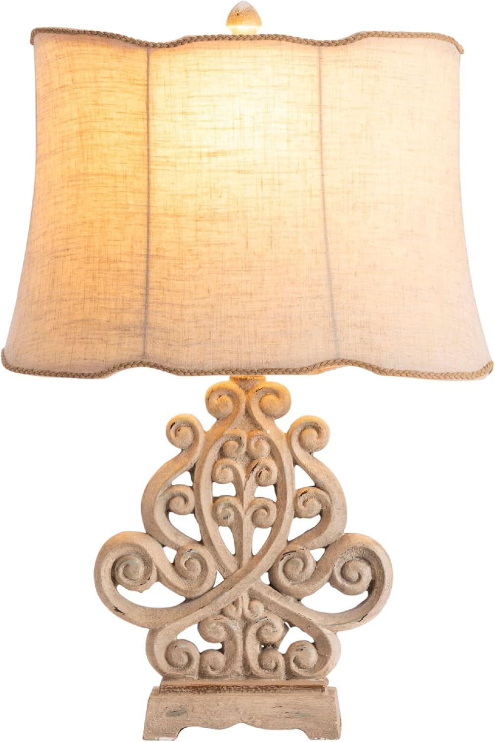 Crestview Collection CVAVP283 Sarah Table Lamp Lighting, White - Amazon.com