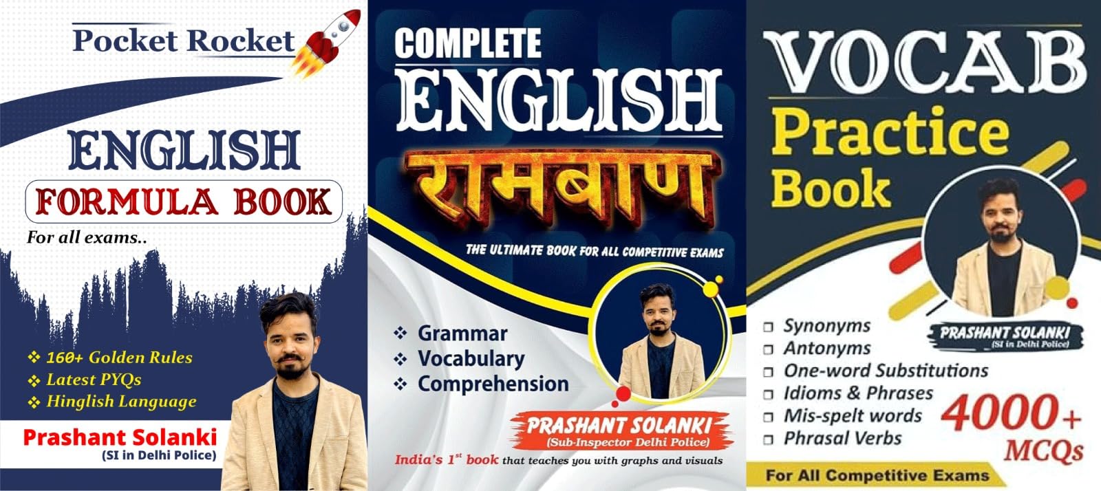 Buy Pocket Rocket English Formula + Vocab Practice + Ramban Book By ...