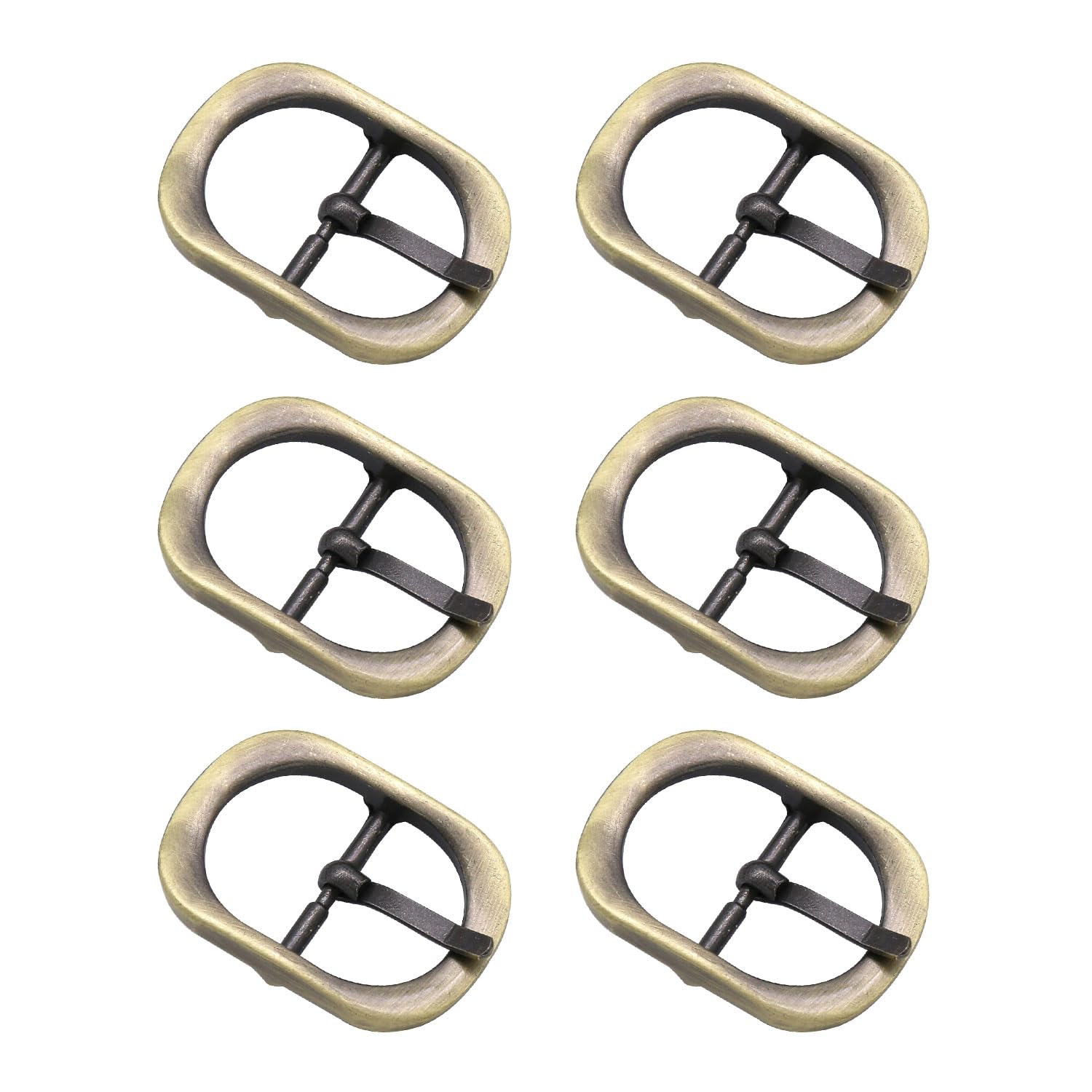 Craft Buckle Accessories 6-Pack Metal Roller Buckles - Single Prong ...