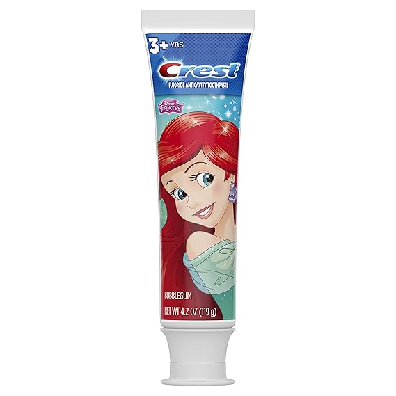 Amazon.com : Crest Pro-Health Stages, Disney Princess Toothpaste Bubble ...