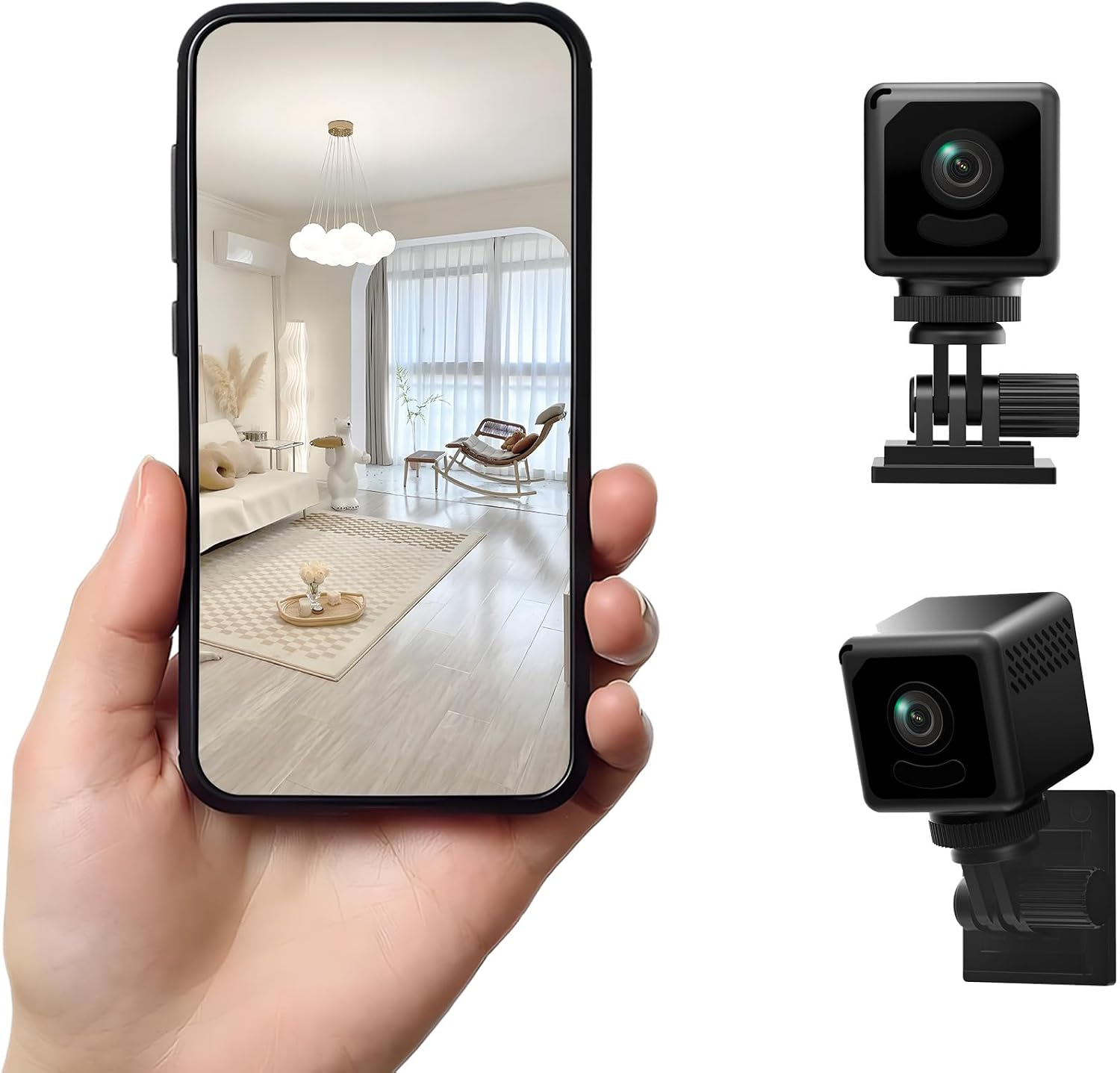 Amazon.com : 4K WiFi Wireless Camera, Micro Portable Mini Camera Nanny ...