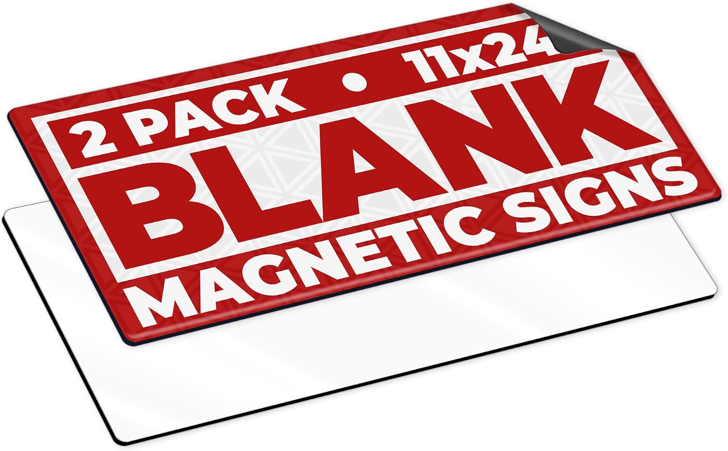 Amazon.com: 2 Pack, 11"x24" Blank Car Magnets for Advertising Business ...