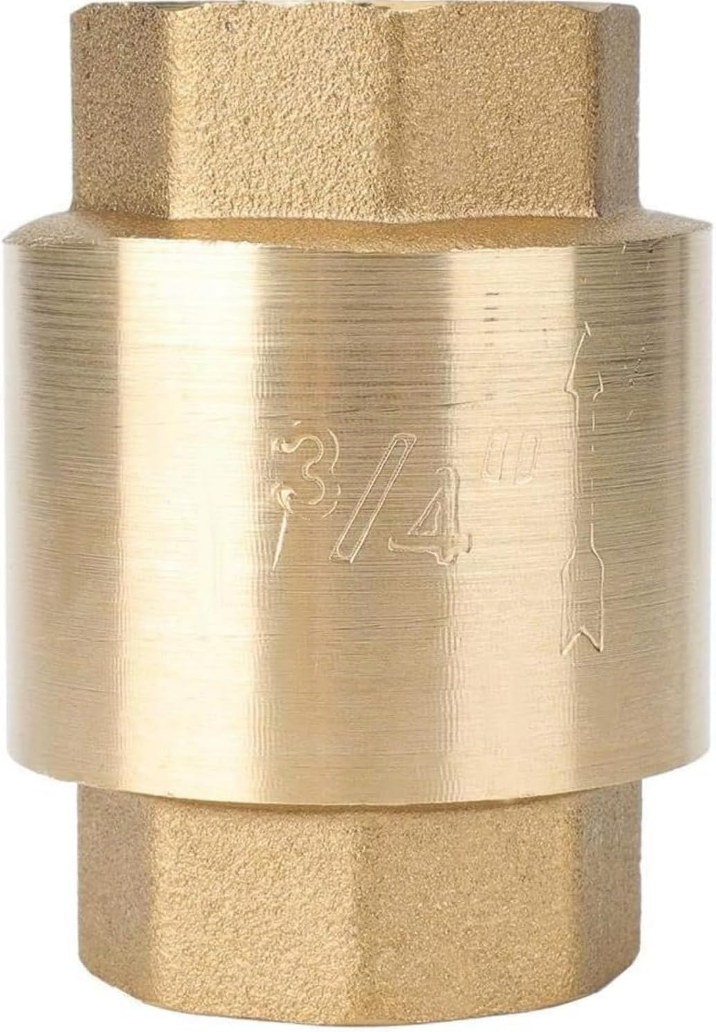 Brass Check Valve 3/4" Female Thread Check Valve Brass in-Line Check ...