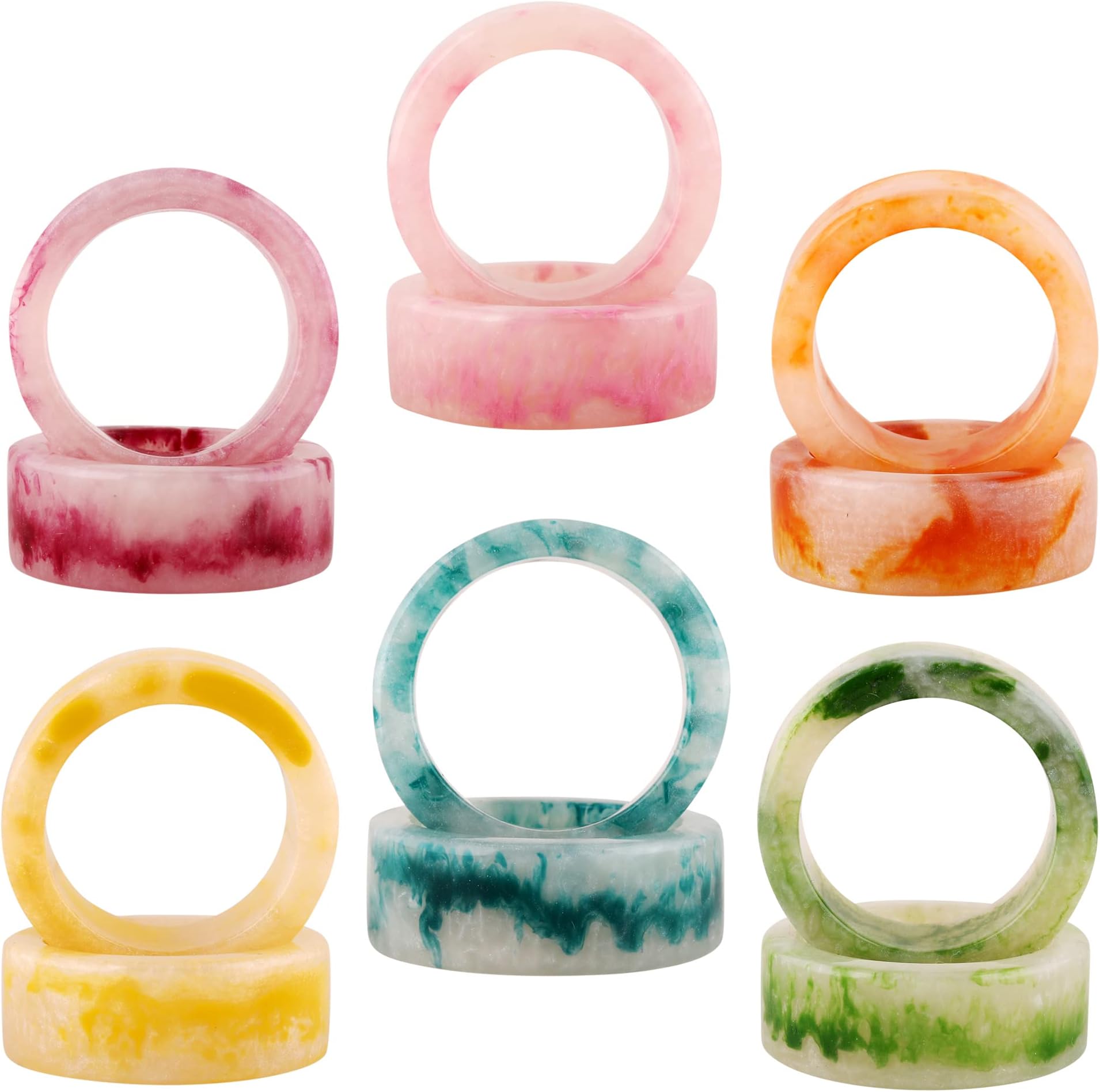 Amazon.com: Napkin Ring, Set of 6 Cinco De Mayo Napkin Rings Mexican ...