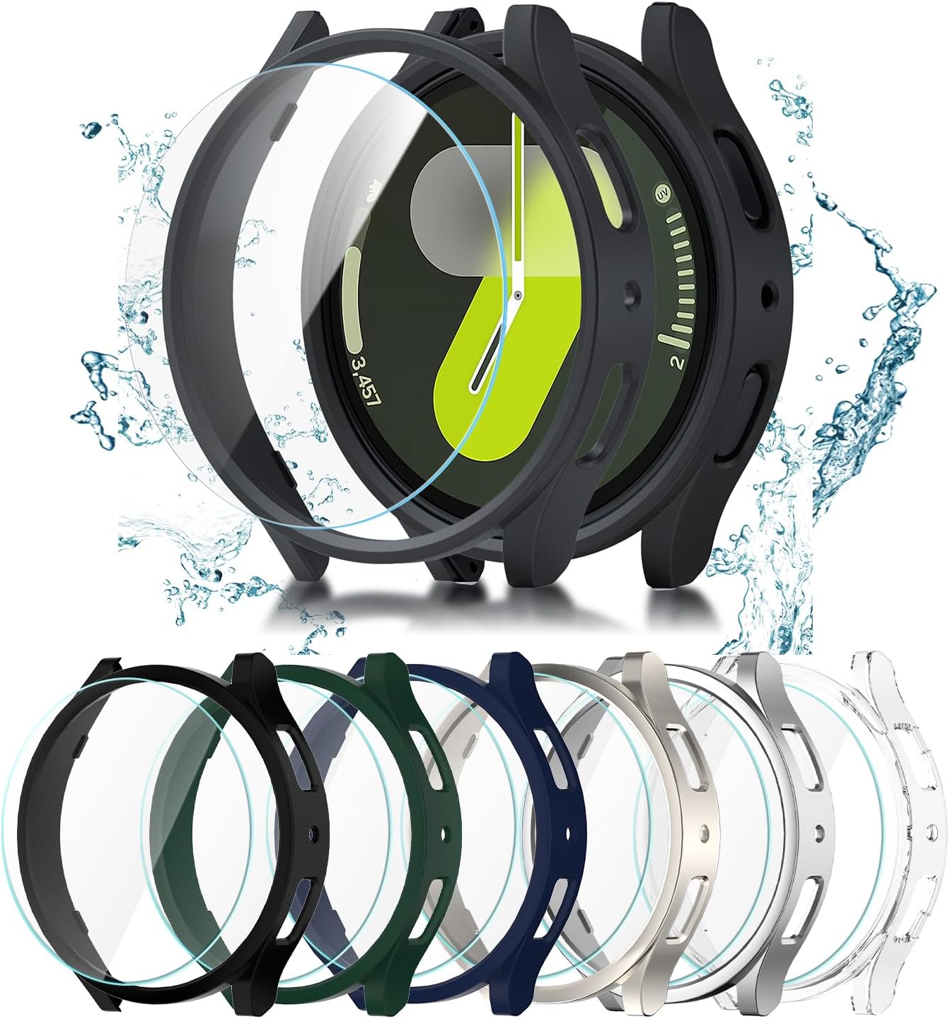 Amazon.com: Cuteey 6+6 Pack for Samsung Galaxy Watch 7 Screen Protector ...