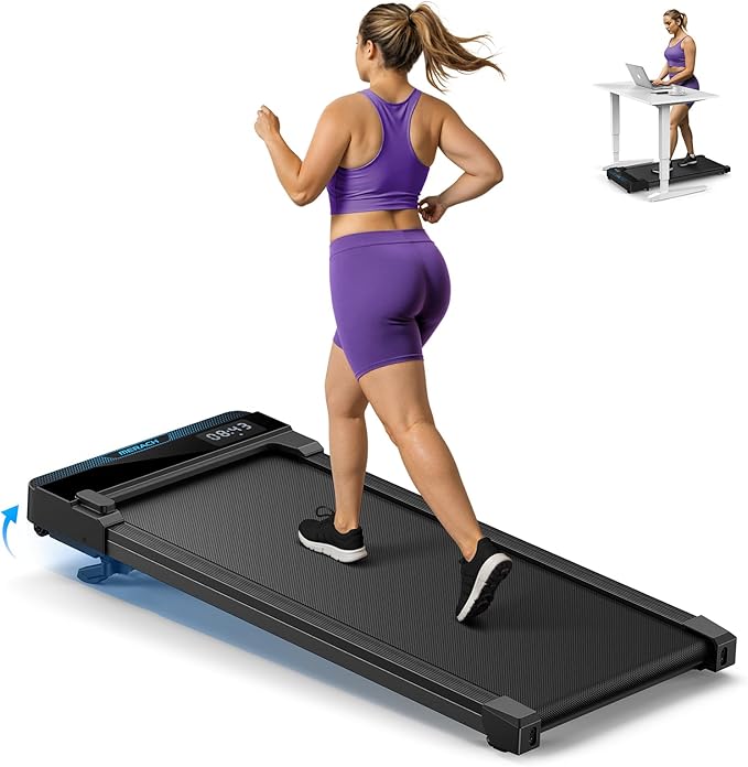 MERACH Walking Pad Treadmill,Under Desk Treadmills for Home & Office ...