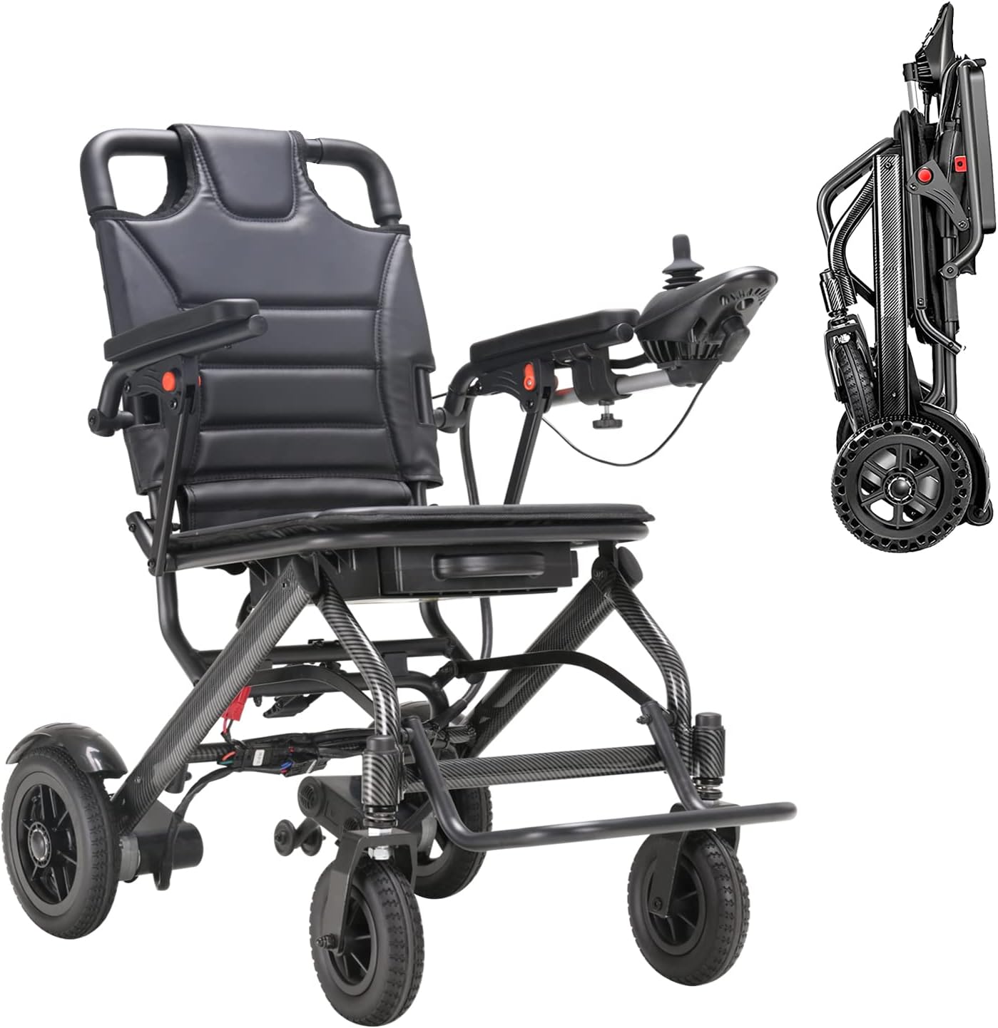Amazon.com: Electric Wheelchairs for Adults Lightweight Foldable ...