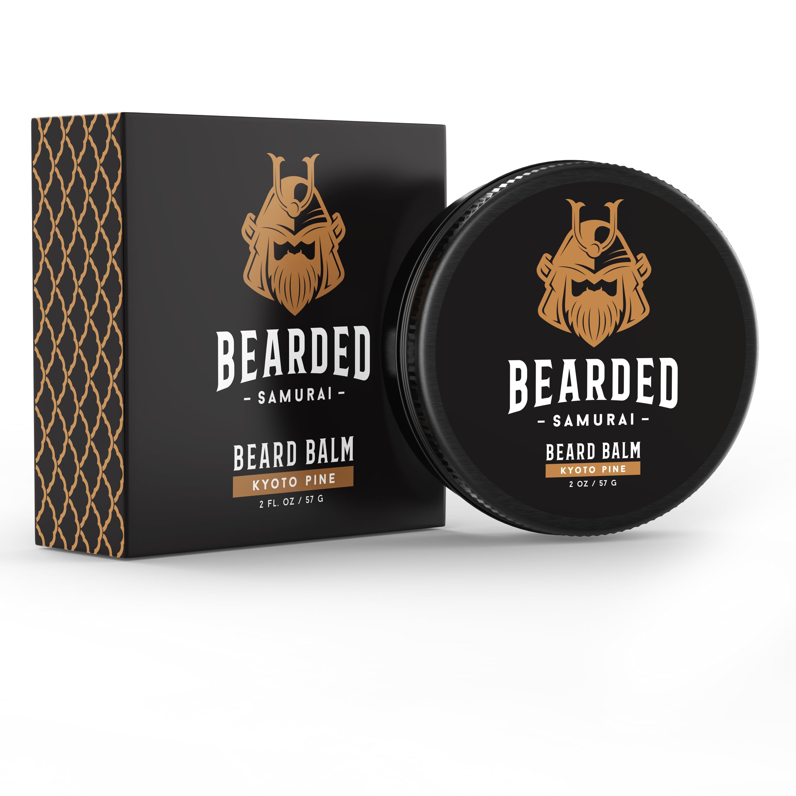 Amazon | ビアードサムライ ビアードバーム シアバターと蜜蝋を配合した口髭や顎髭用バーム、京都松の香り | Bearded ...