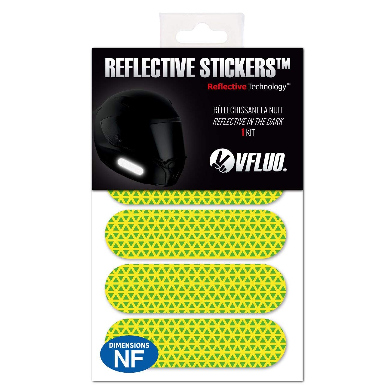 Snapklik.com : COLORS STANDARD, Retro Reflective 4 Stickers Kit For ...