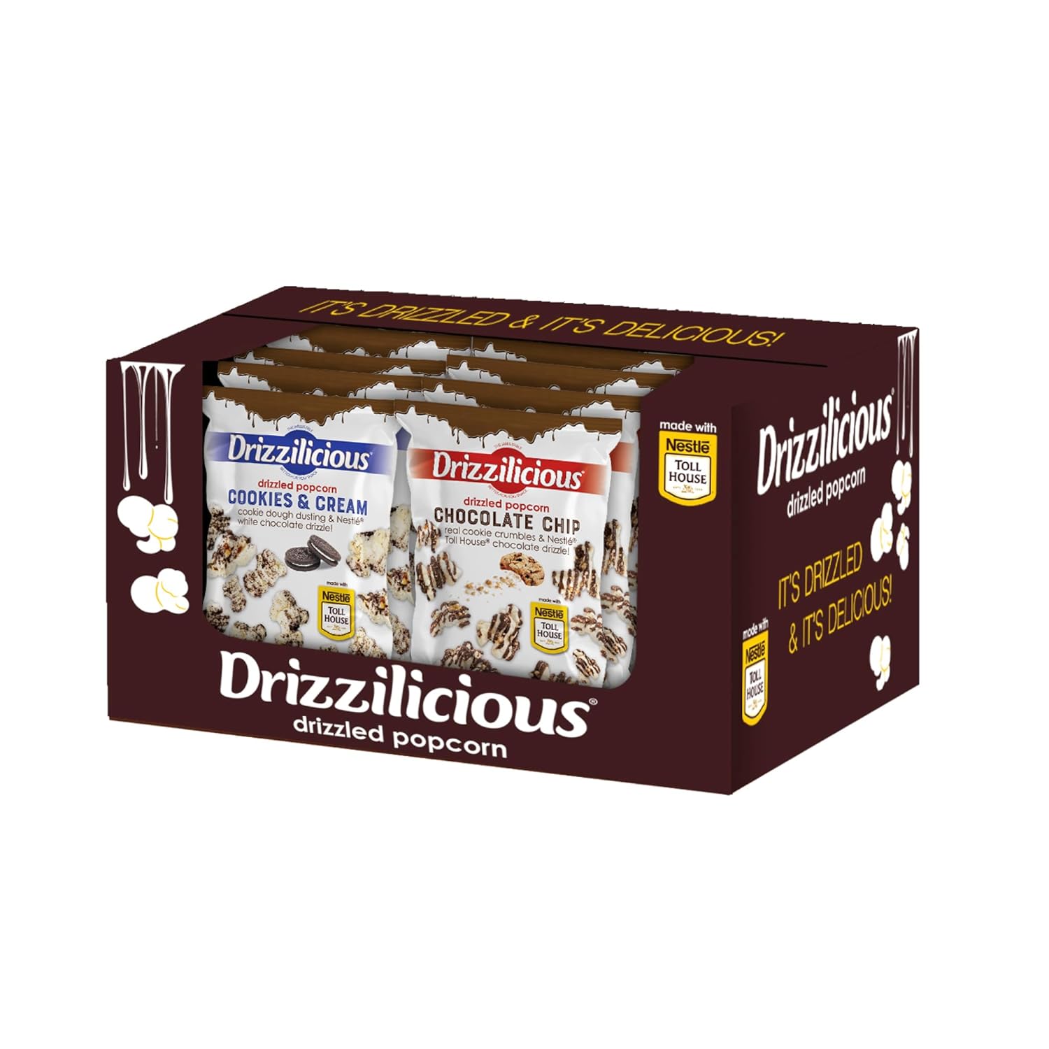 Amazon.com: Drizzilicious Popcorn Variety Pack - Healthy Flavored ...