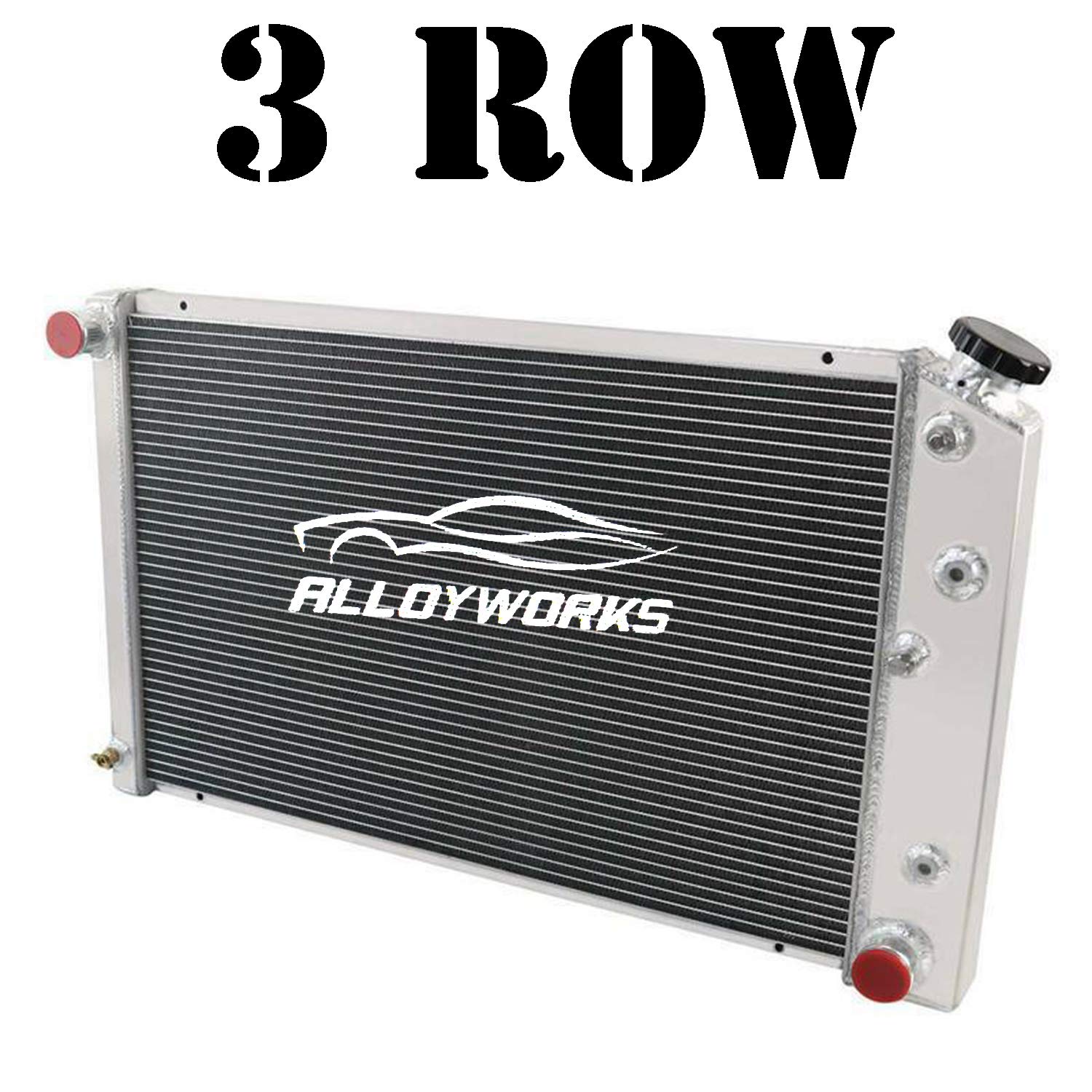 Buy AW ALLOYWORKS 3 Row Full Aluminum Radiator For 1968-1973 Chevy ...