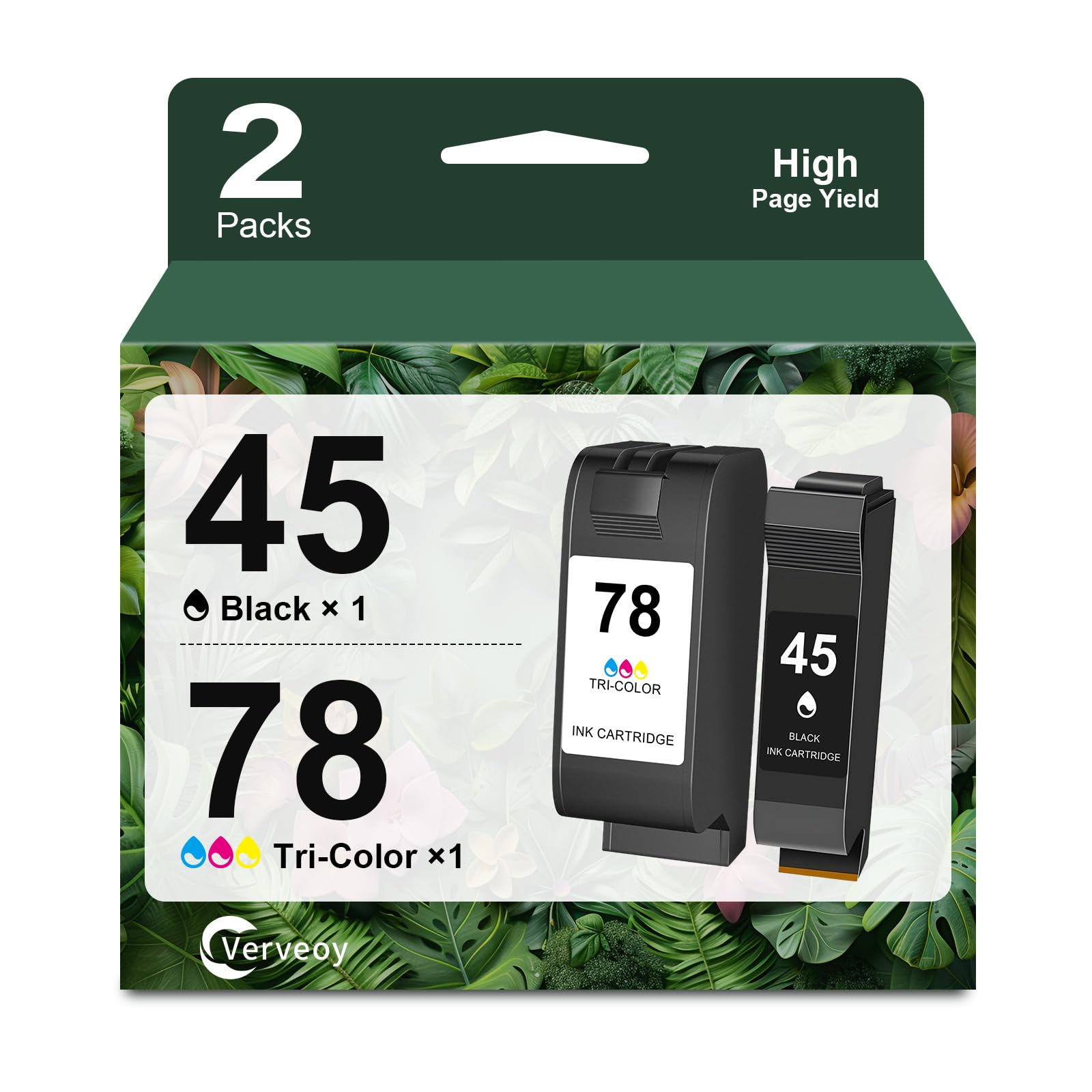 Amazon.com: Remanufactured 45 78 Ink Cartridge Combo Pack Compatiable ...