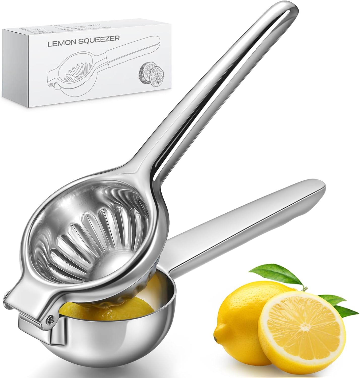Amazon.com: Lemon Squeezer, Sopito Stainless Steel Citrus Press Juicer ...